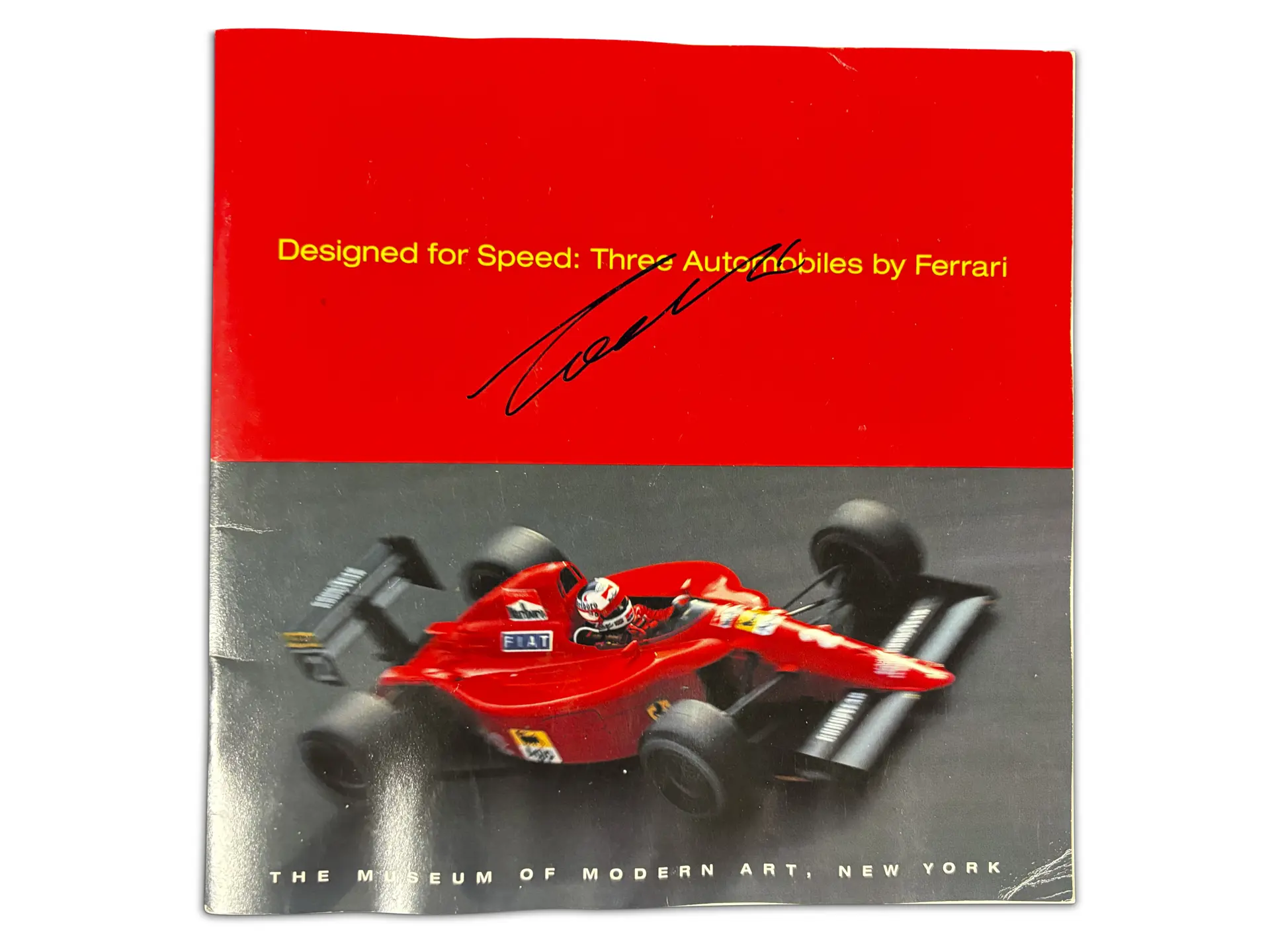 "Designed for Speed: Three Automobiles by Ferrari" MOMA Program Signed ...