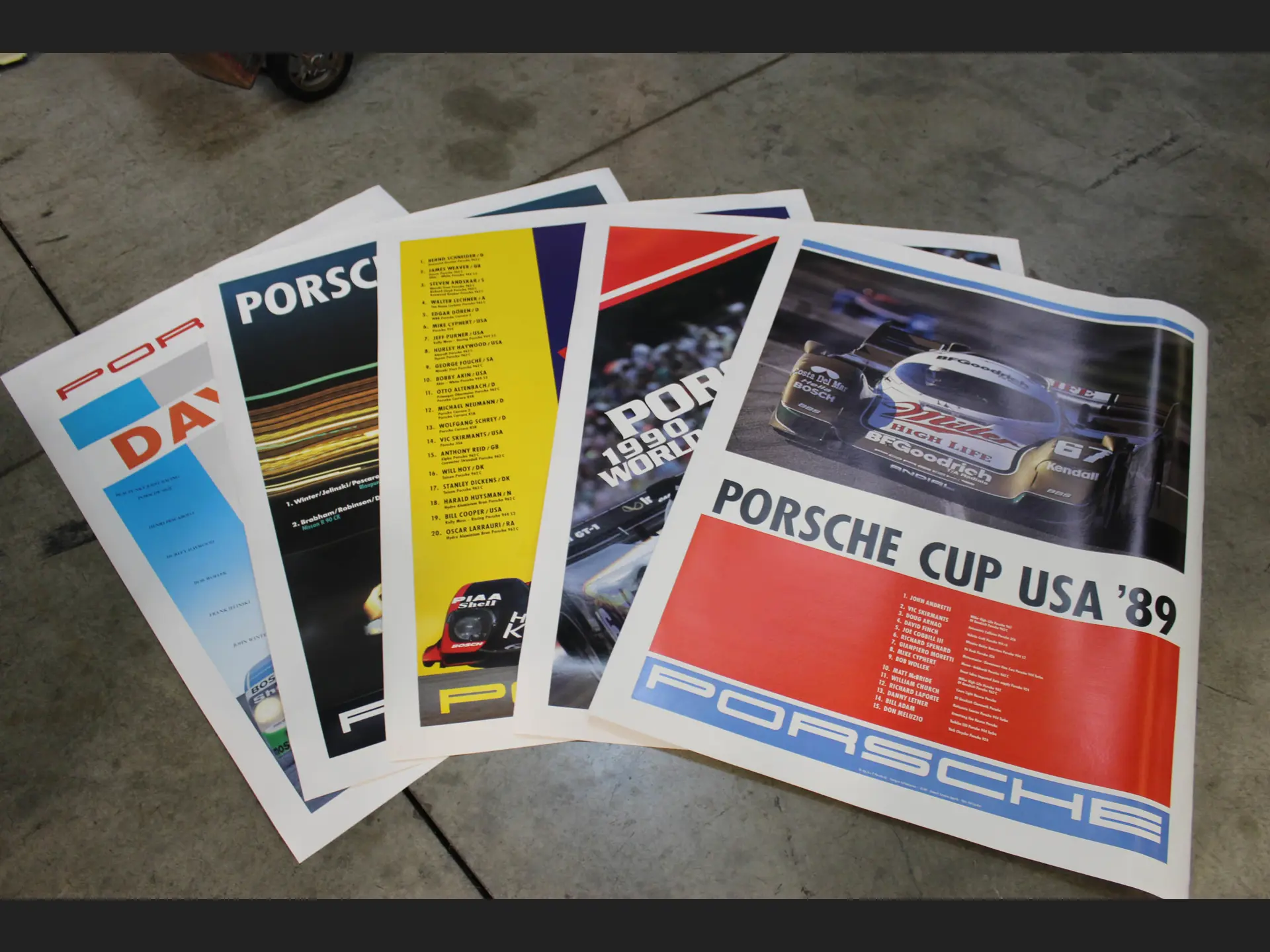Five Porsche Posters, ca. Early-1990s | Open Roads, October 2021 | RM ...