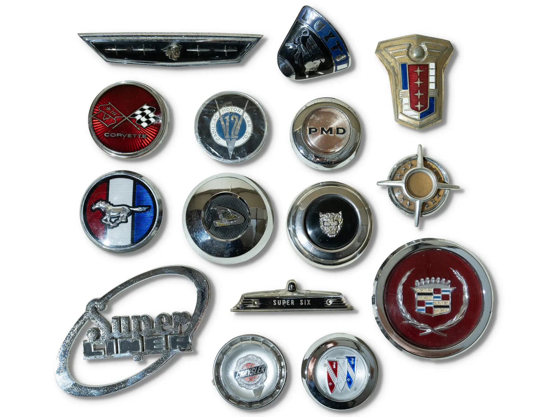 Assortment of Car Badges | THE MITOSINKA COLLECTION | RM Sotheby's