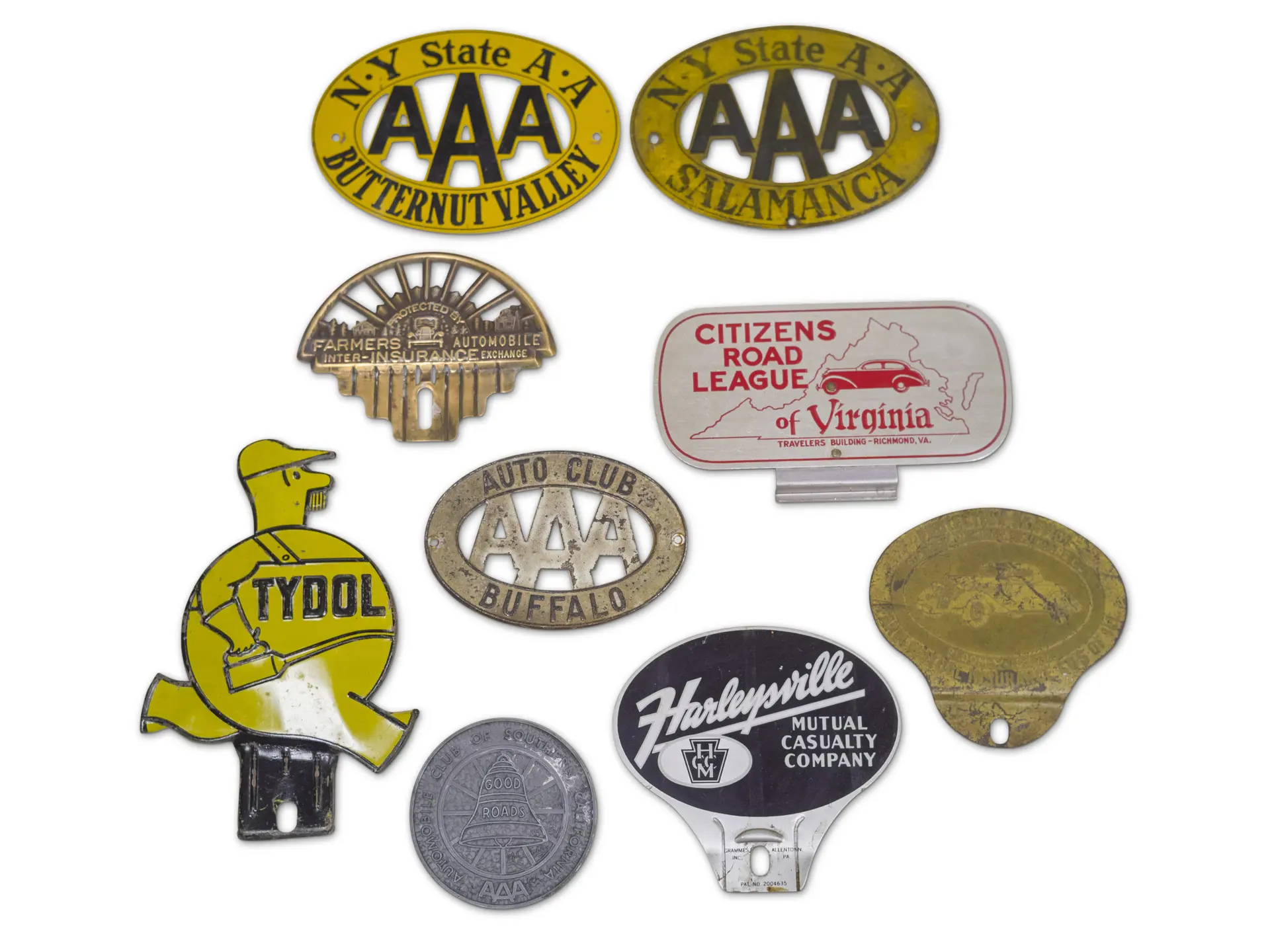 Assortment of License Plate Toppers and Badges | THE MITOSINKA ...