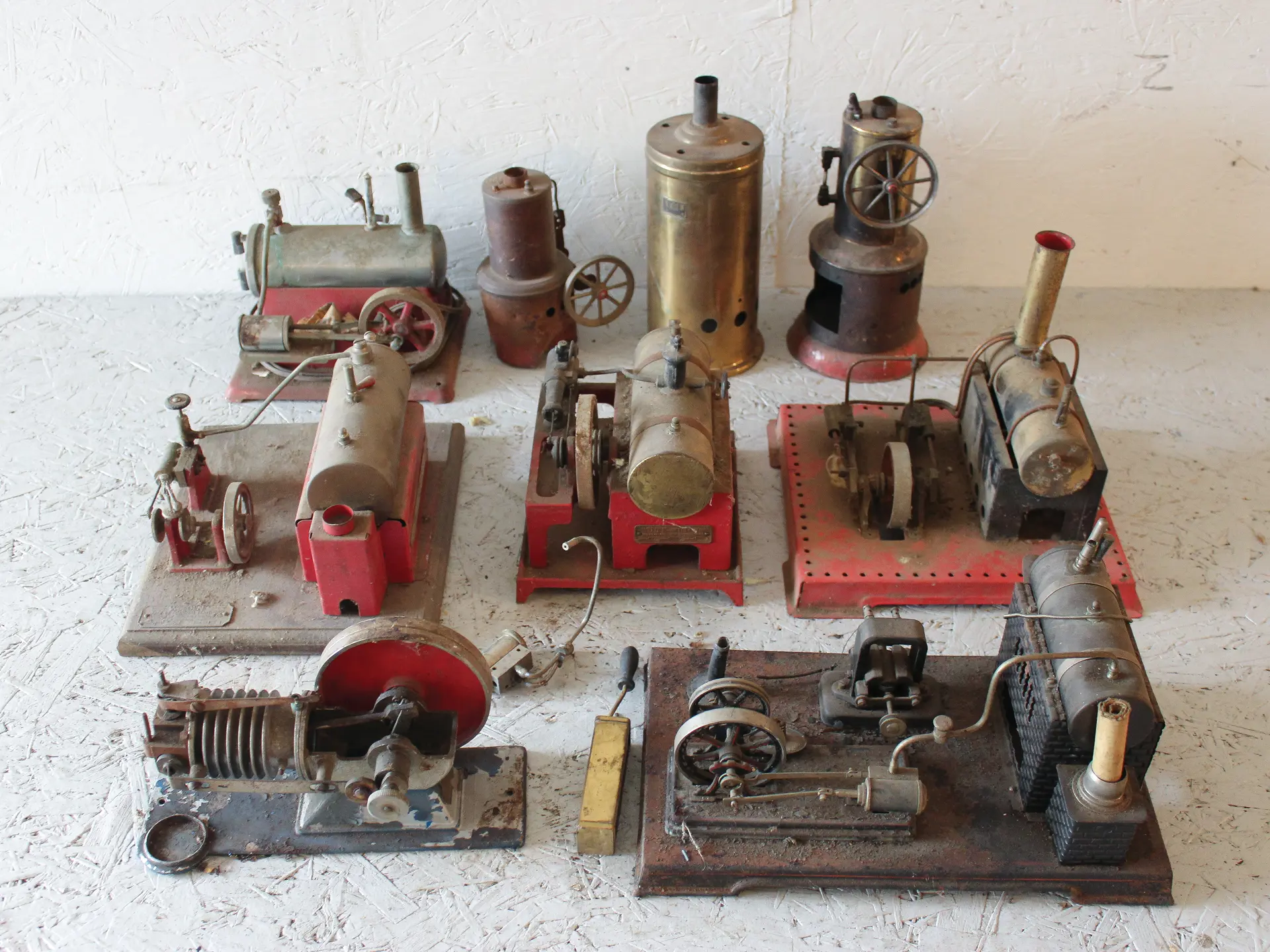 Model Toy Steam Engines, Nine Pieces | Auburn Spring 2018 | RM Sotheby's