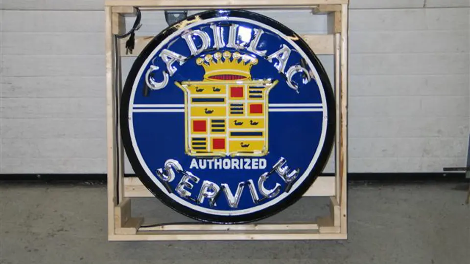 CADILLAC Neon Sign. | The Florida Collector Car Auction 2006 | RM Sotheby's