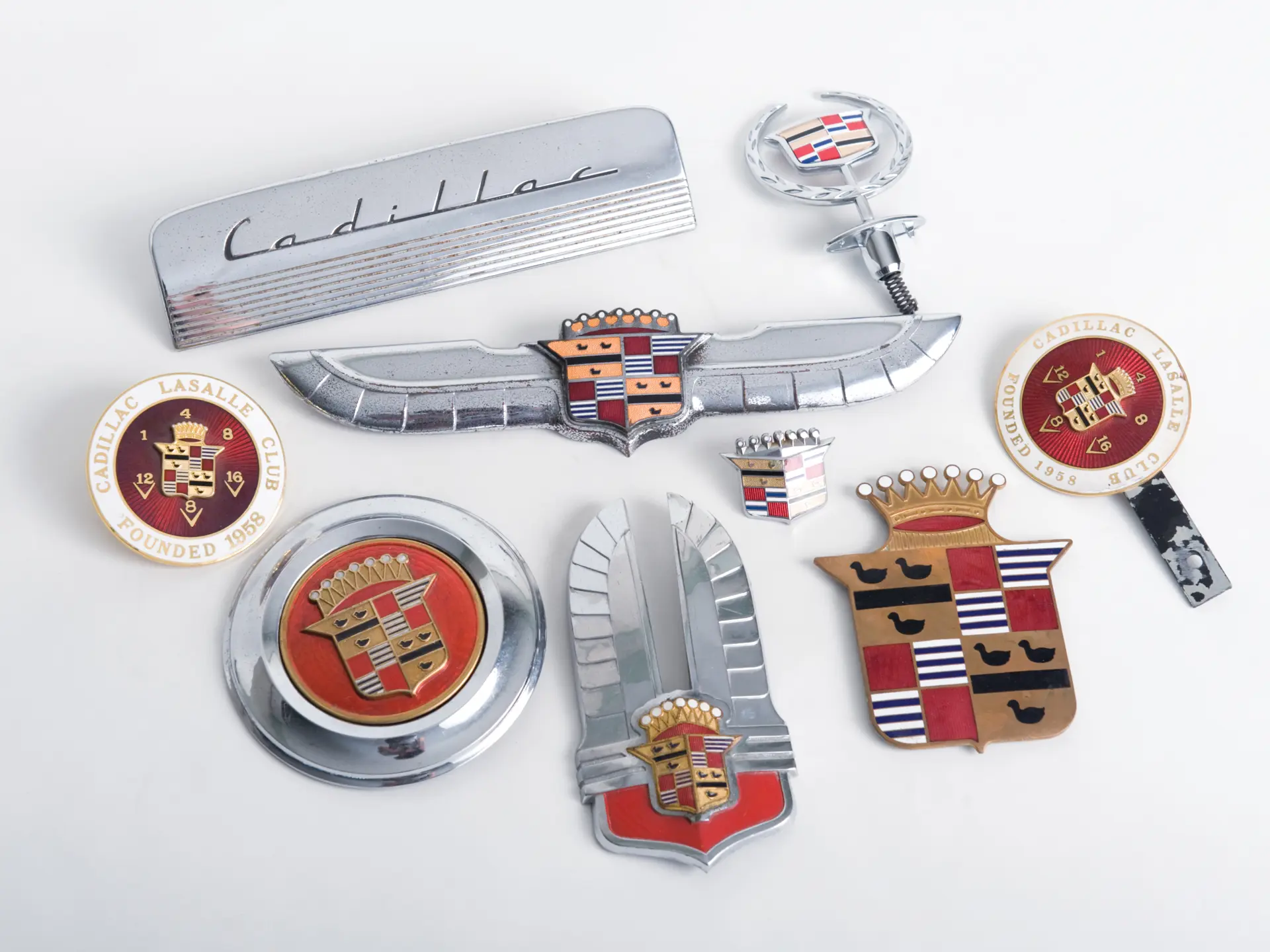 Group Lot of Assorted Cadillac Trim Pieces | Vintage Motor Cars of ...