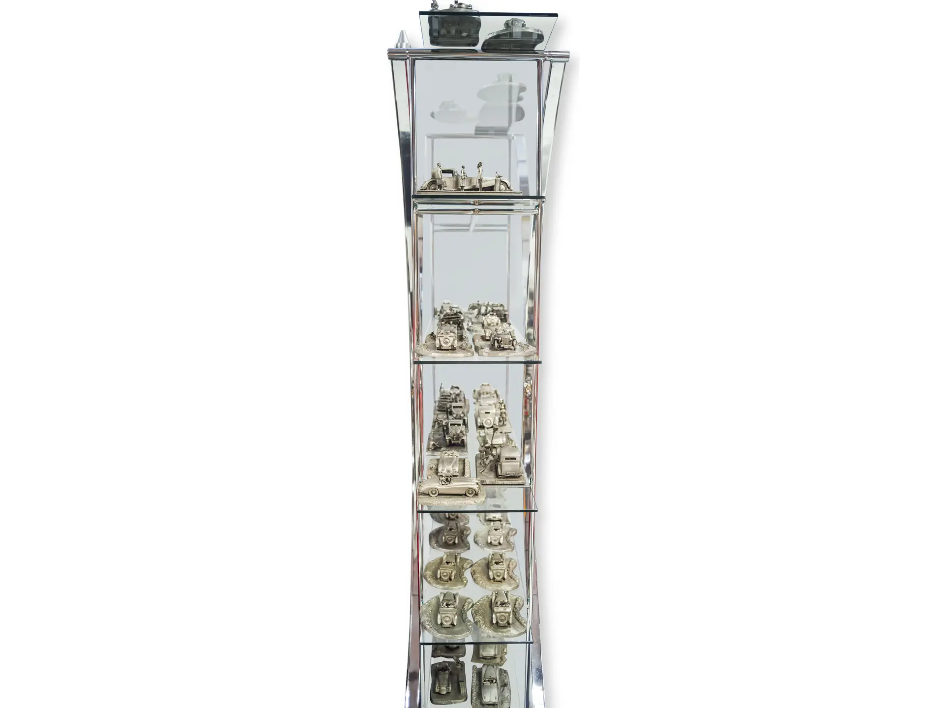 Collection of Pewter Sculptures with Display | Gene Ponder Collection ...