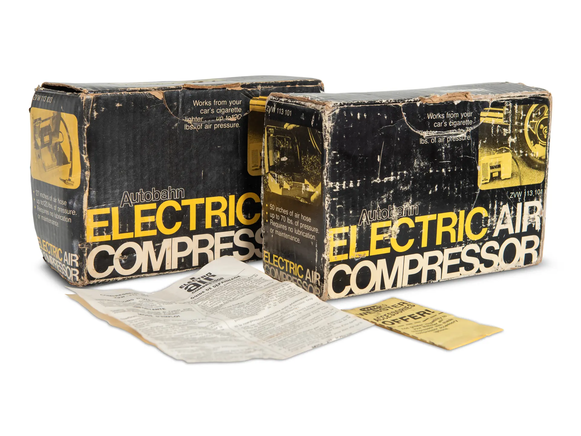Webster Air Compressors with Boxes, White | The White Collection | RM ...