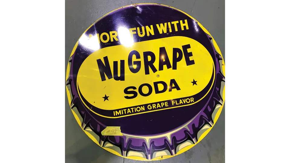 NuGrape Soda Sign | Auburn Fall 2018 | RM Sotheby's