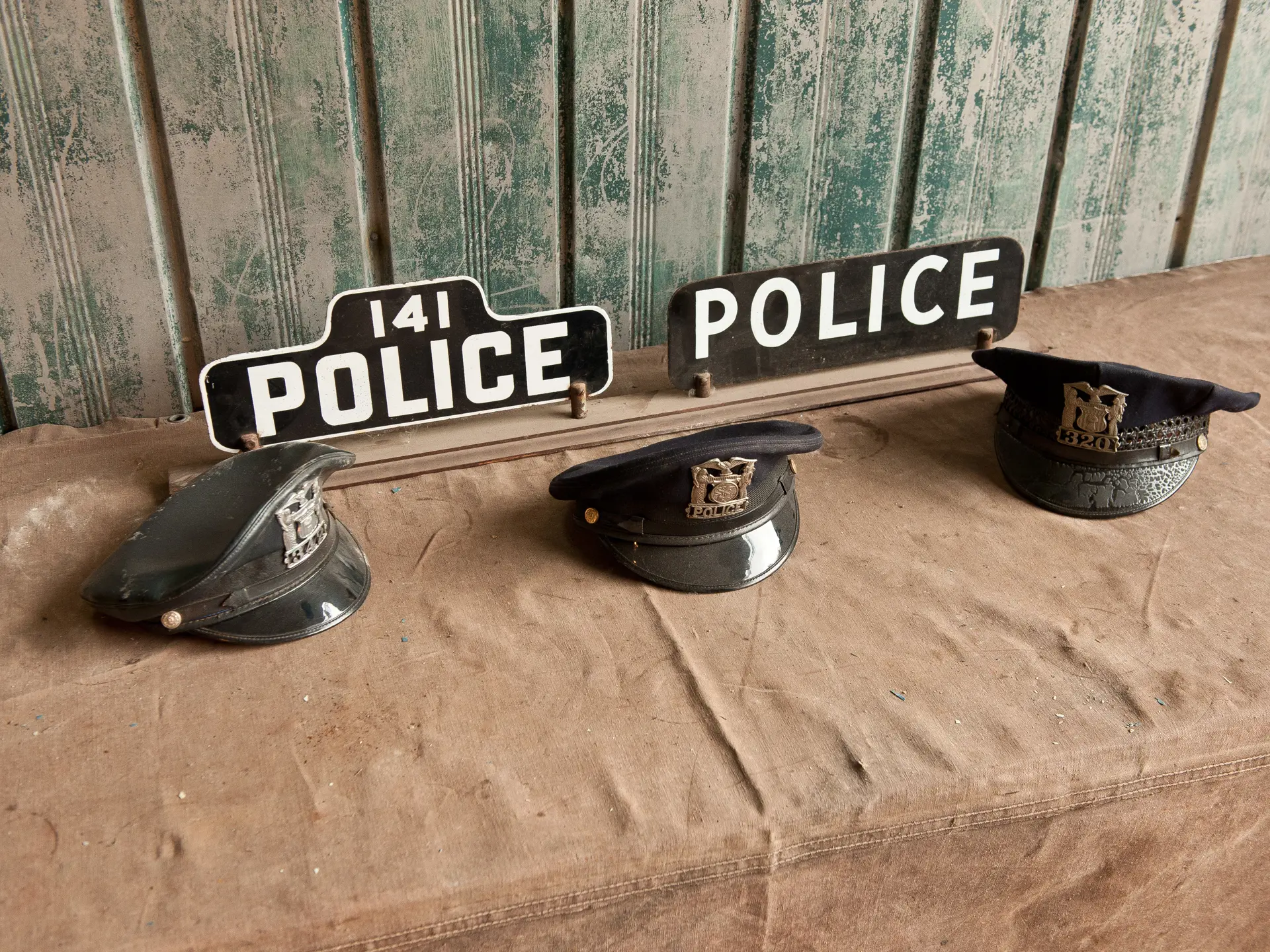 Police Signs and Hats | The Lee Roy Hartung Collection | RM Sotheby's