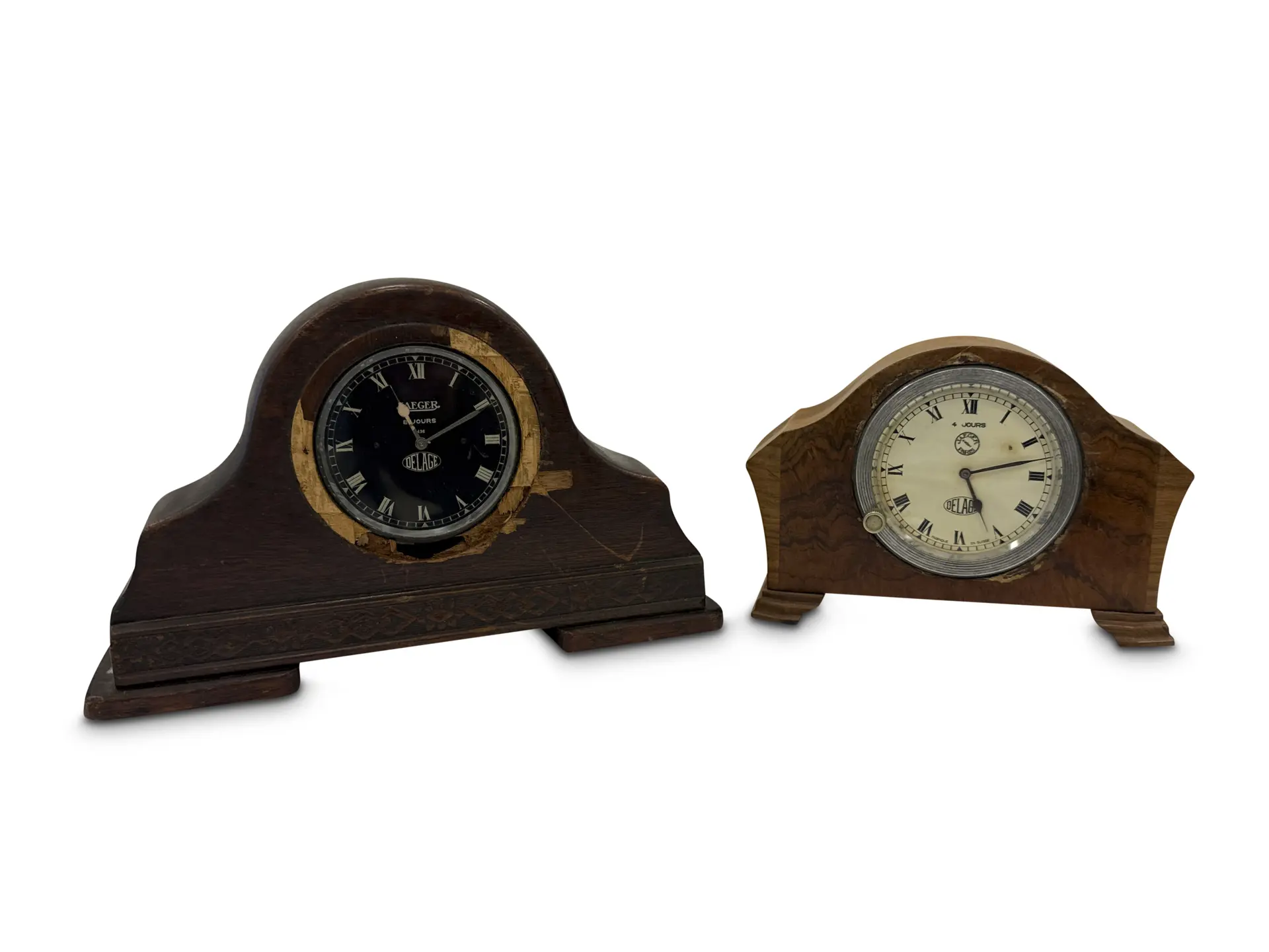 Two Jaeger Delage Clocks in Desktop Cases | Unwrapped | The Connoisseur ...