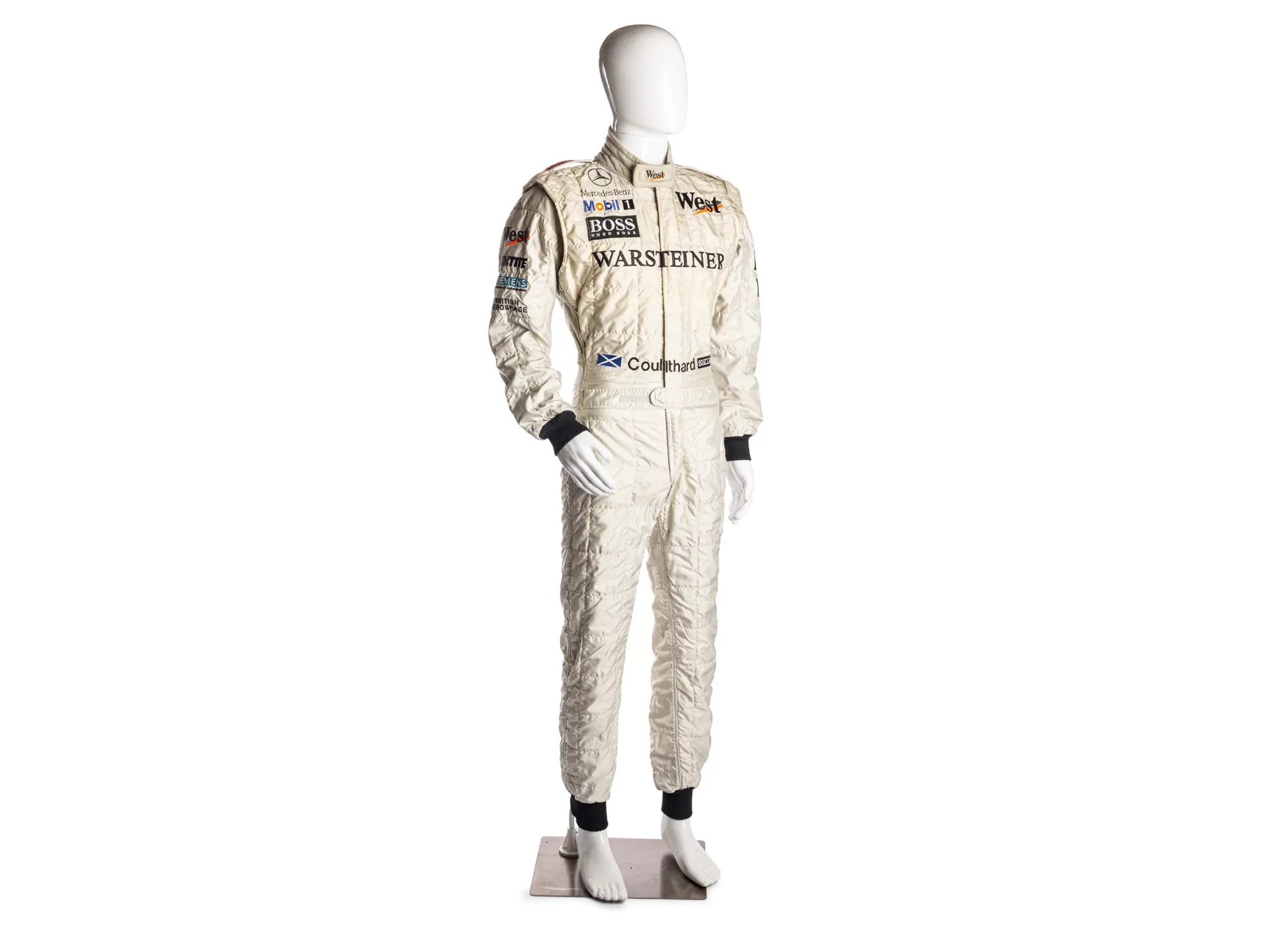 1999 David Coulthard McLaren Mercedes Formula 1 Sparco Racing Suit ...