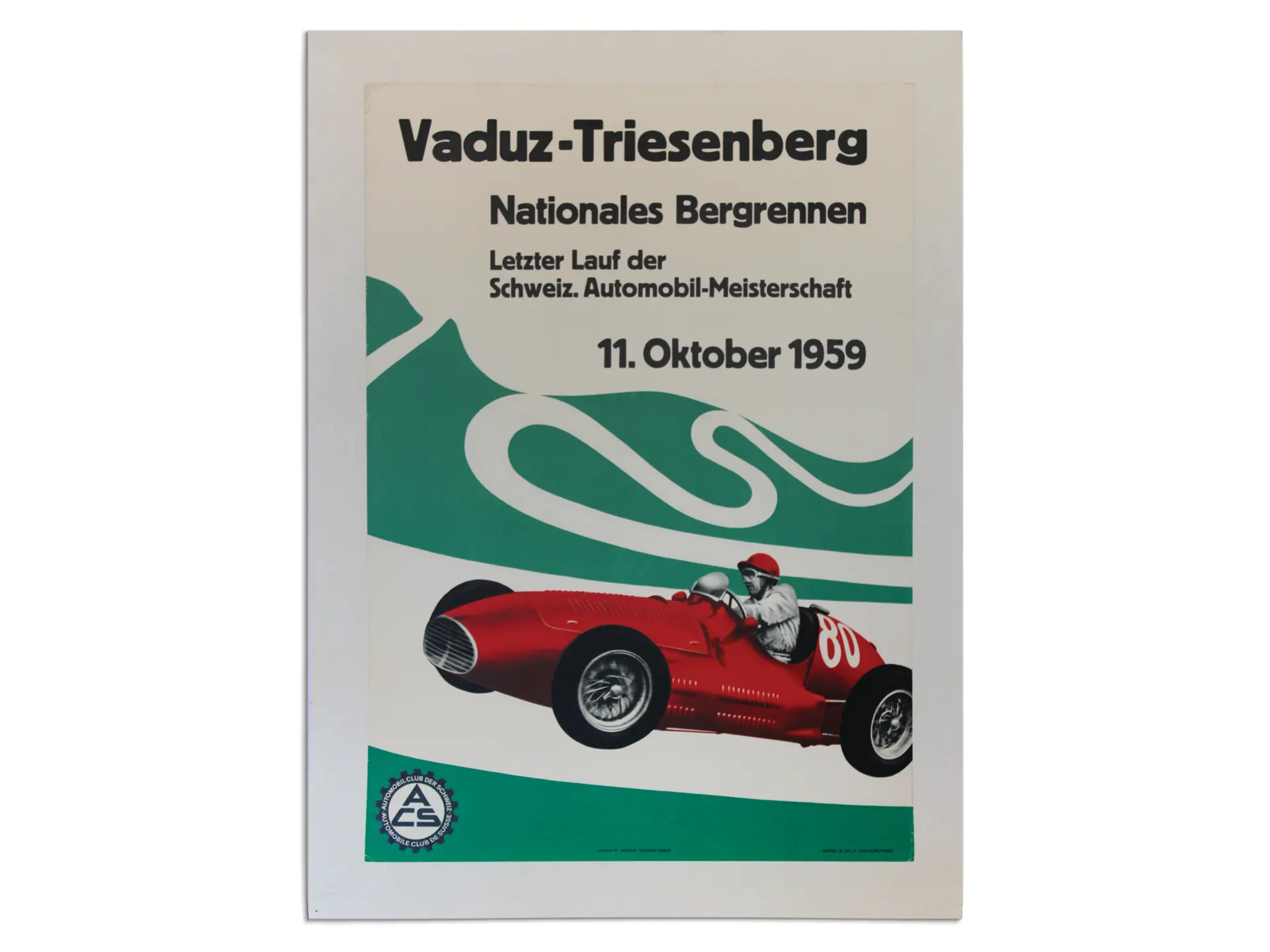 "Vaduz-Triesenberg, Nationales Bergrennen" October 11, 1959 Event ...