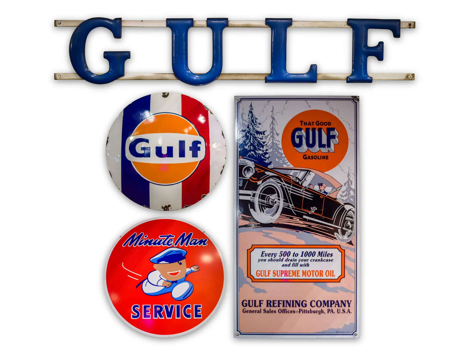 GULF Lettering and Signs | Gene Ponder Collection | RM Sotheby's