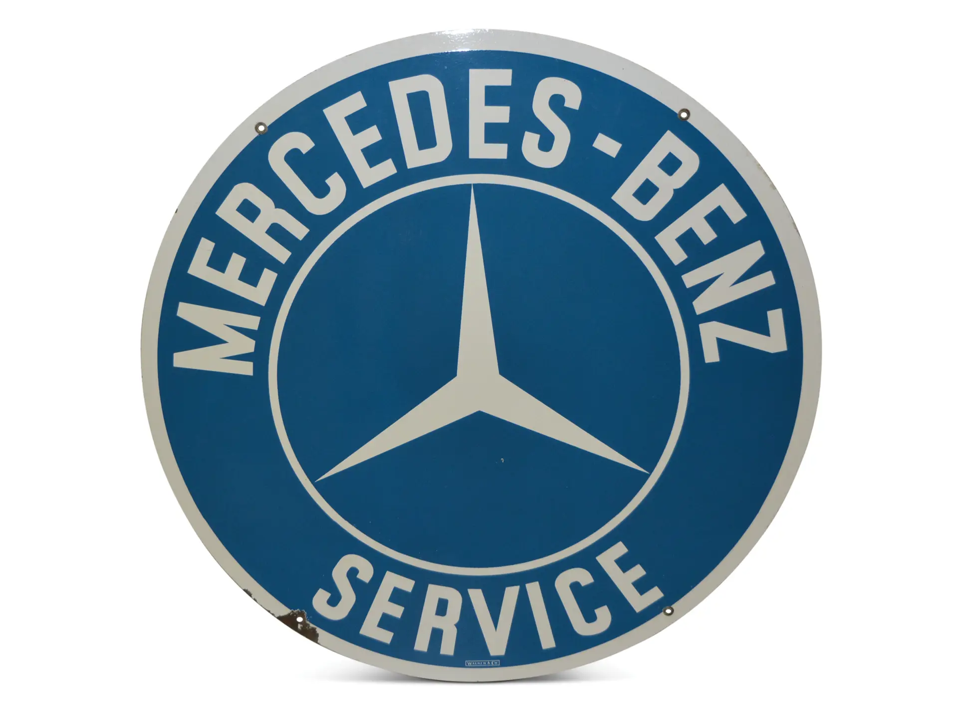 "Mercedes-Benz Service" with Logo Porcelain Sign | Auburn Fall 2019 ...