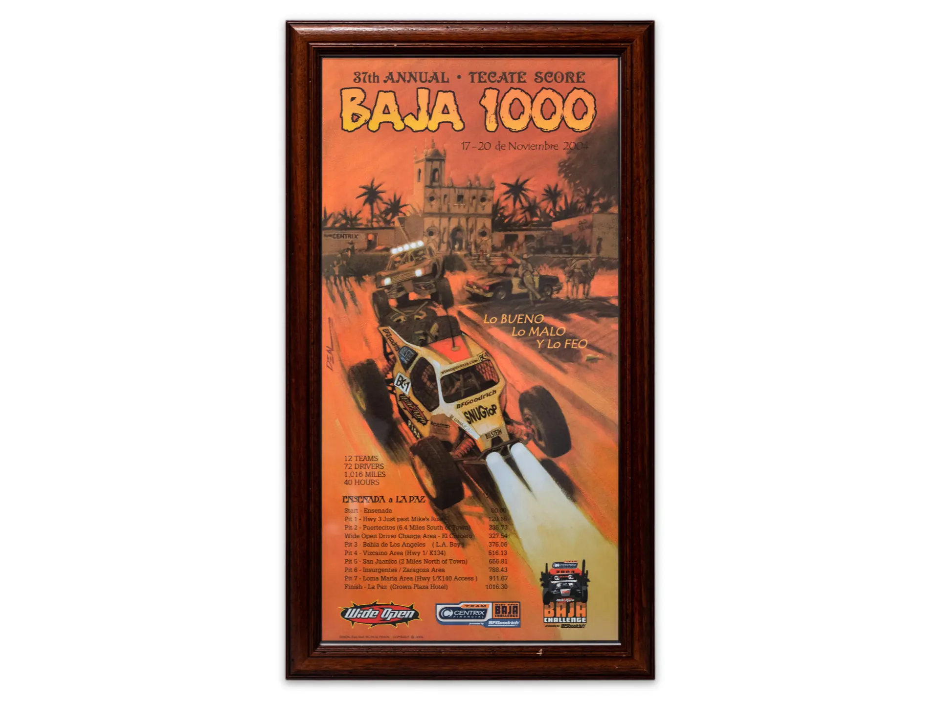 2004 Baja 1000 Framed Poster | High Speed: Paul Newman's Racing Legacy ...
