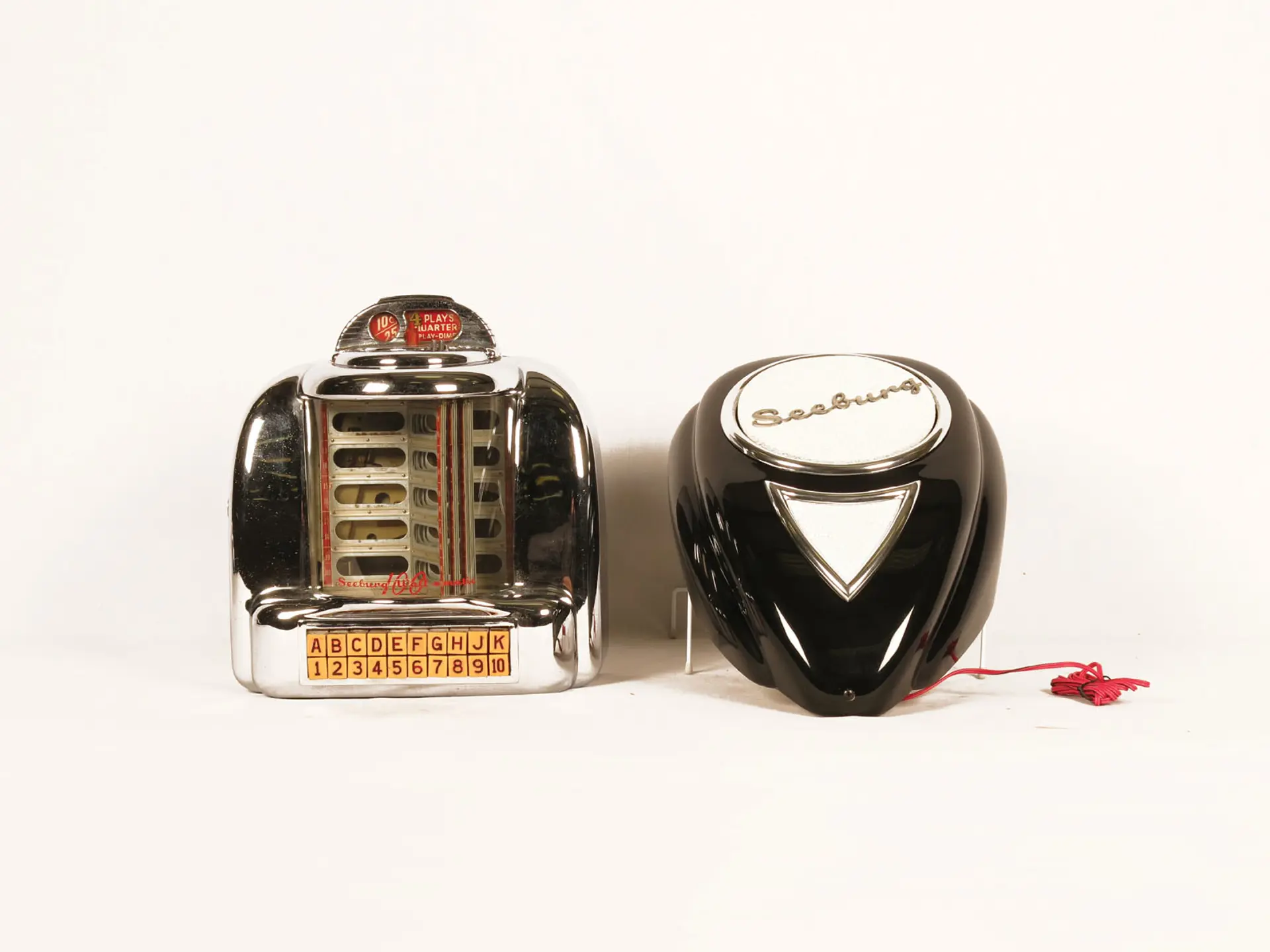 Seaburg Jukebox Wall-Mount Selector with a Reproduction Seaburg Wall ...