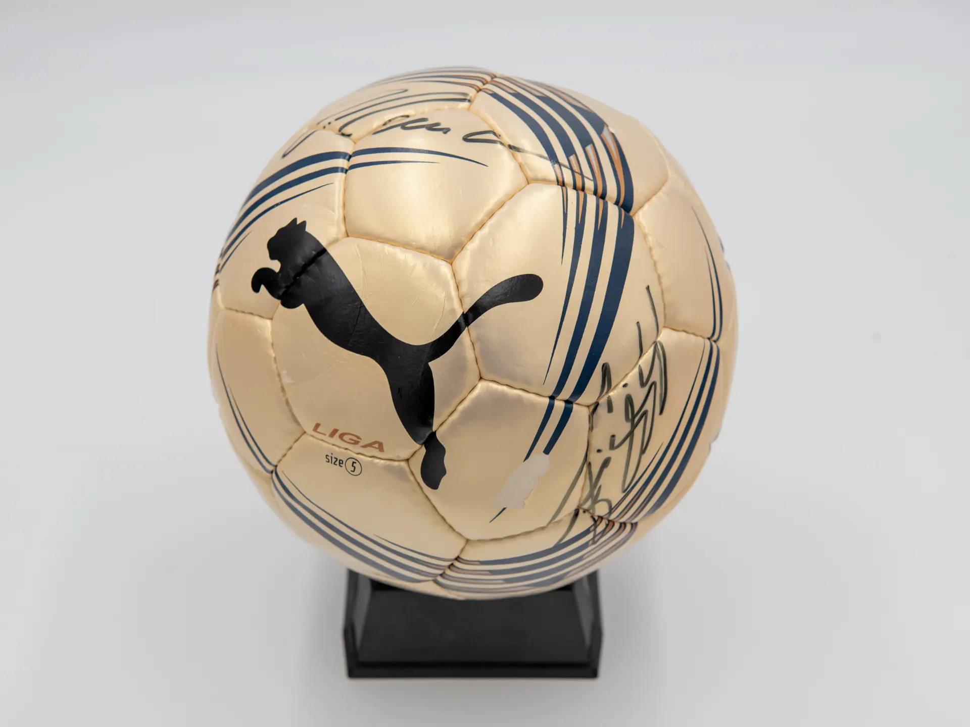 Michael Schumacher and Felipe Massa Signed Puma Football | Full ...