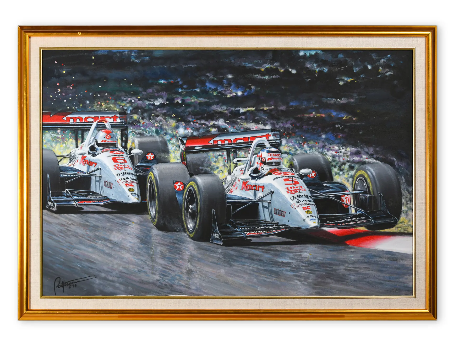 IndyCar Framed Painting by Patterson, 1993 | Cliveden House | RM Sotheby's