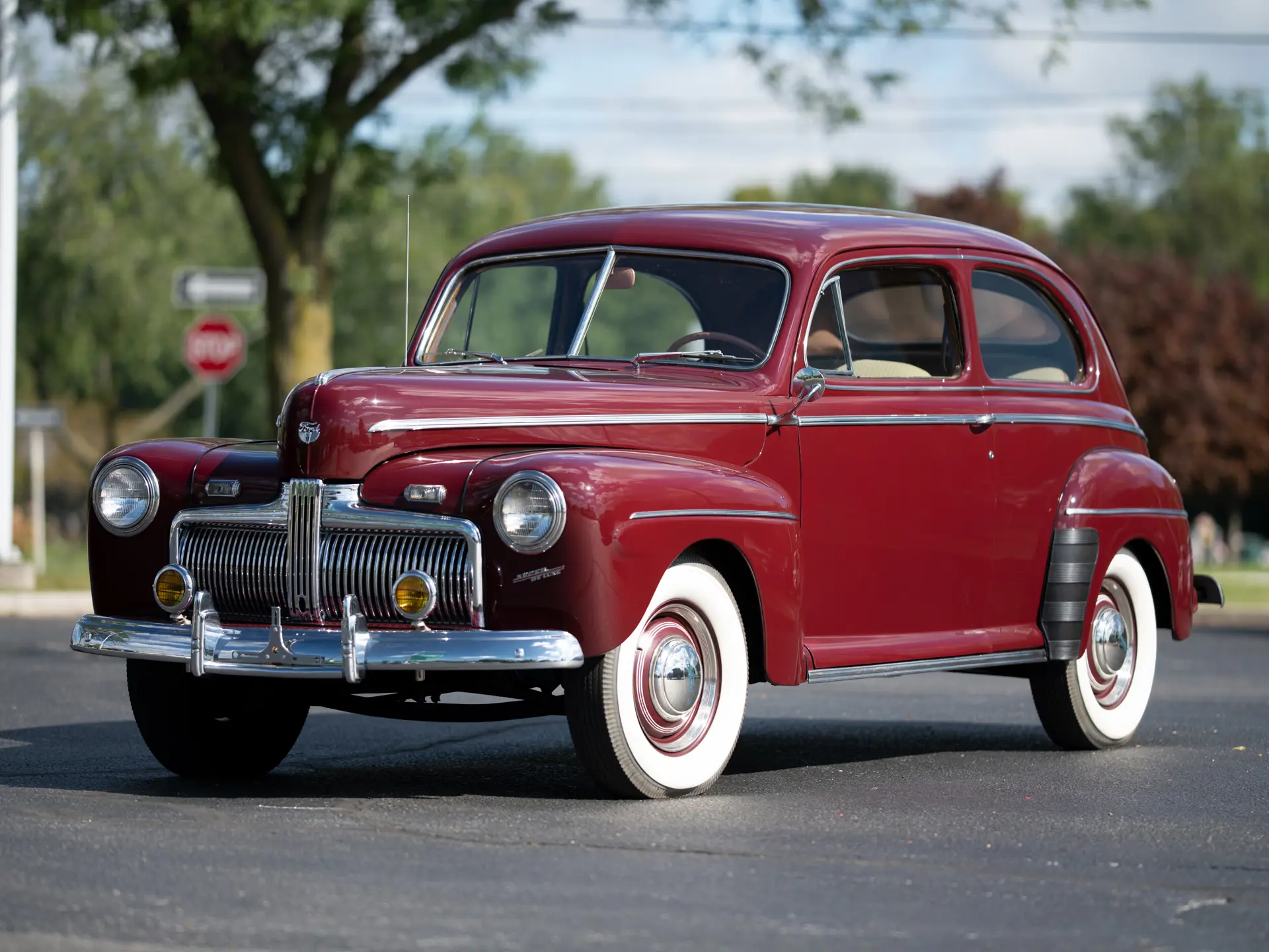 1942 Ford Super Deluxe Tudor Sedan | Hershey 2021 | RM Sotheby's