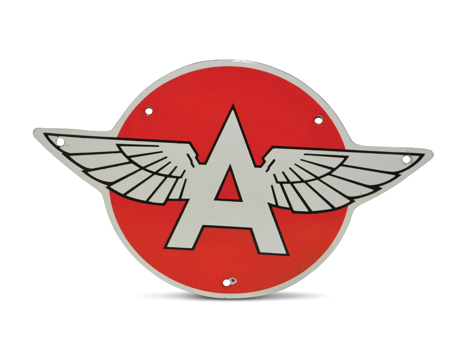 Flying A' Logo Flat Porcelain Sign | Auburn Fall 2019 | RM Sotheby's