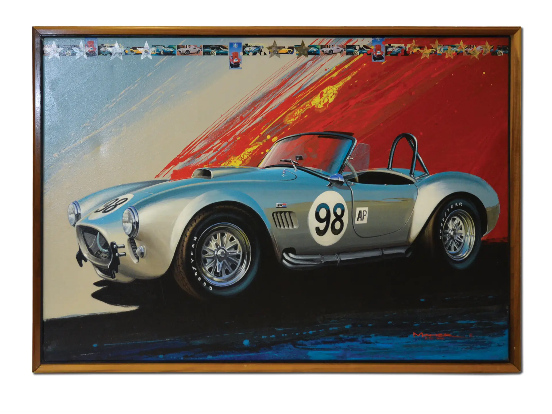 Silver 427 Cobra Oil on Canvas by Maher | Auburn Fall 2019 | RM Sotheby's