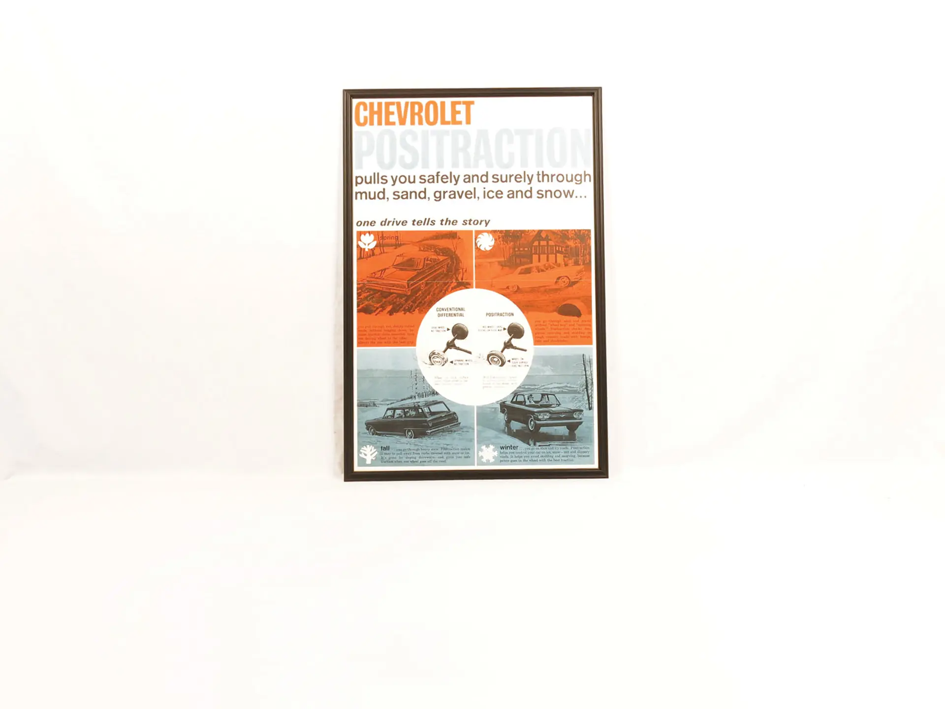 Chevrolet Dealer Showroom Framed Paper Poster for Accessory ...