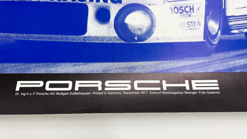 1977 Brands Hatch Porsche Racing Poster and Two 1976 Porsche ...