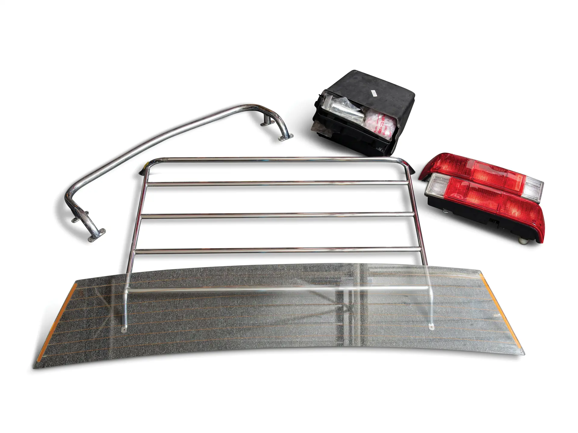 Porsche 914 Trunk Rack, Delodur Heated Rear Window, Tail Lights, and ...