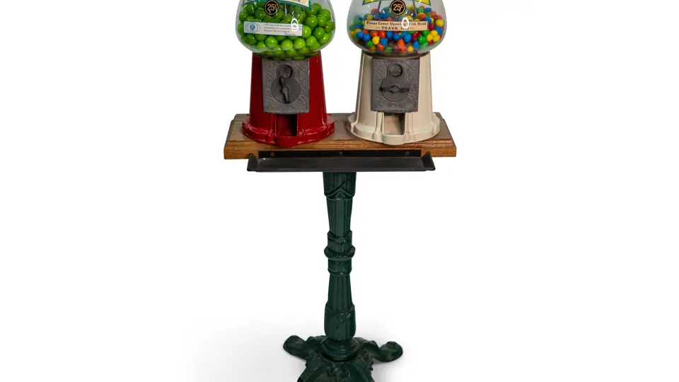 Gumball Machines on Stand | Handle with Fun | RM Sotheby's