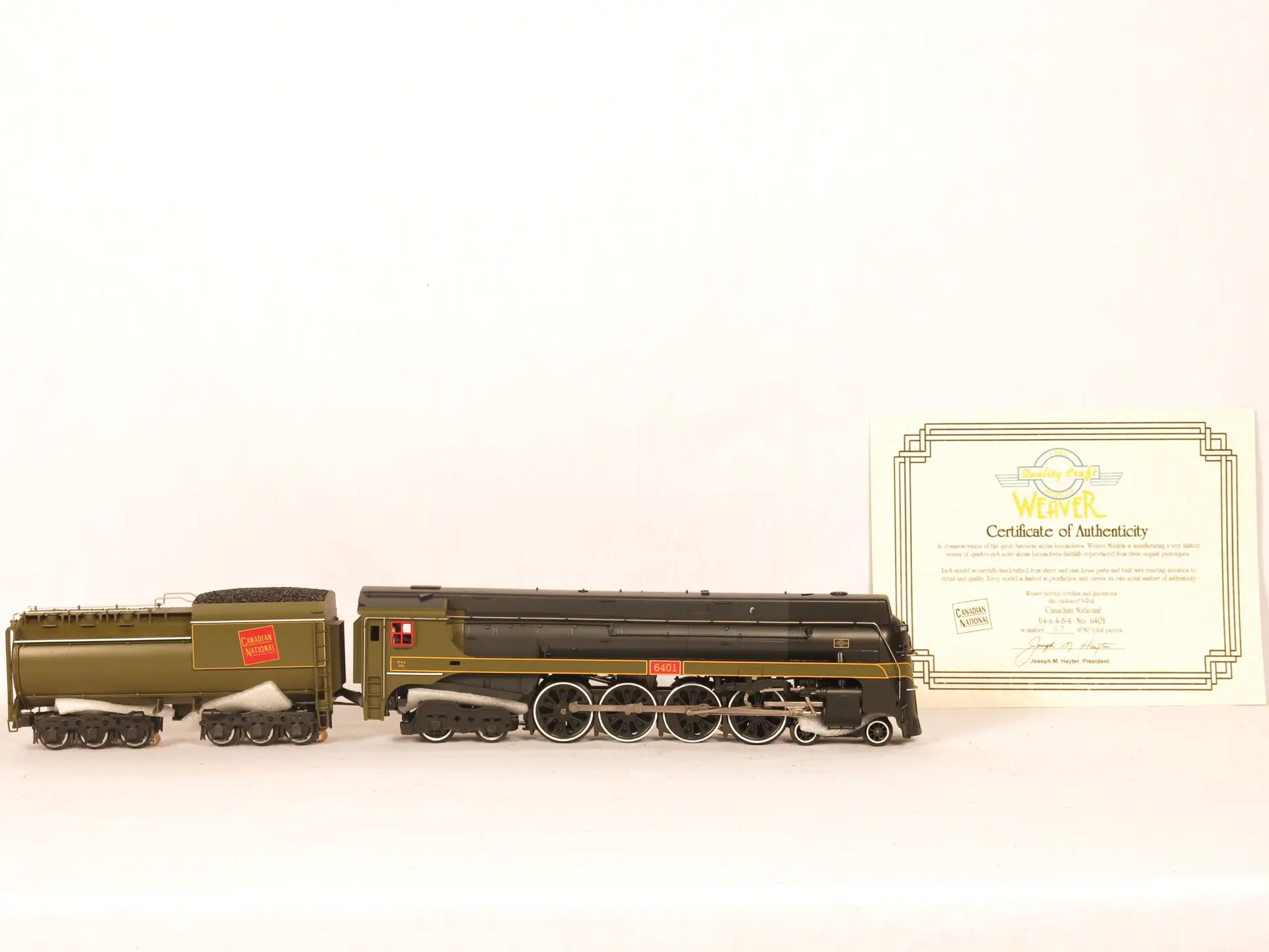 Weaver O Gauge Canadian National U4-A Grand Trunk Western U4-B 4-8-4 ...
