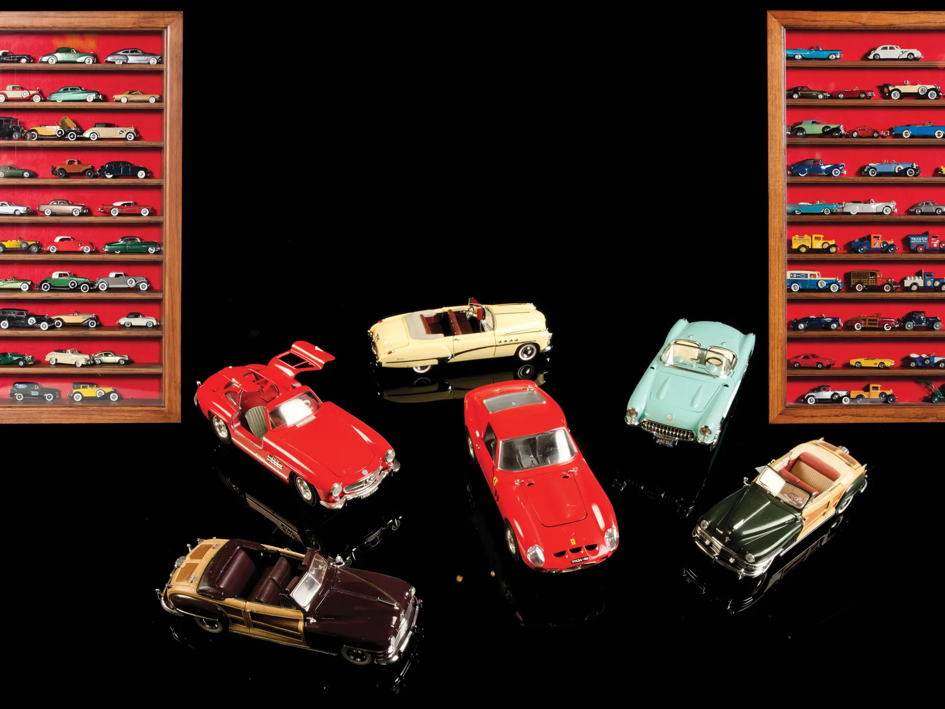 Pair of Toy Model Car Collections with Cases | The Milhous Collection ...