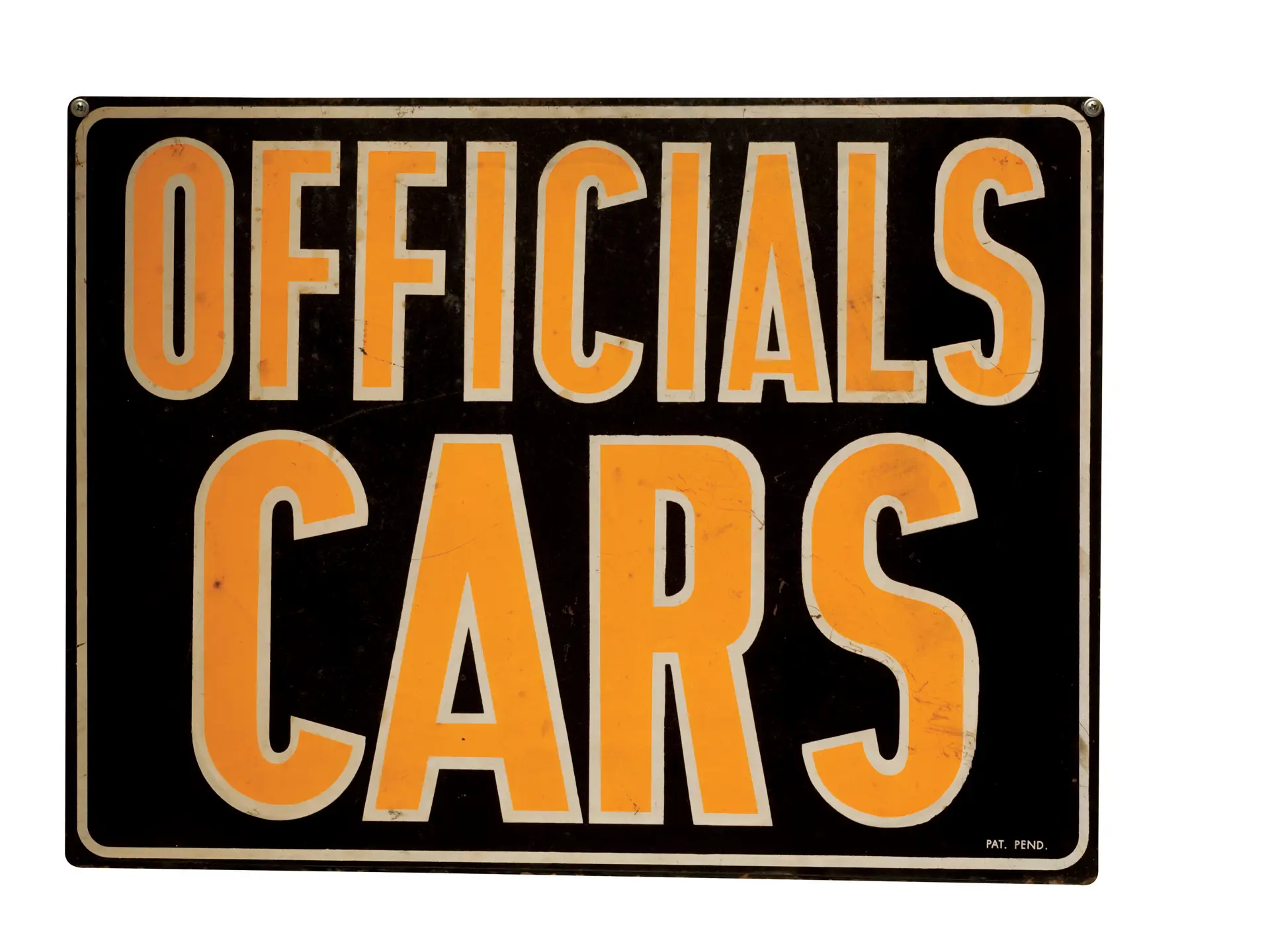 Officials Cars Sign | The Al Wiseman Collection | RM Sotheby's