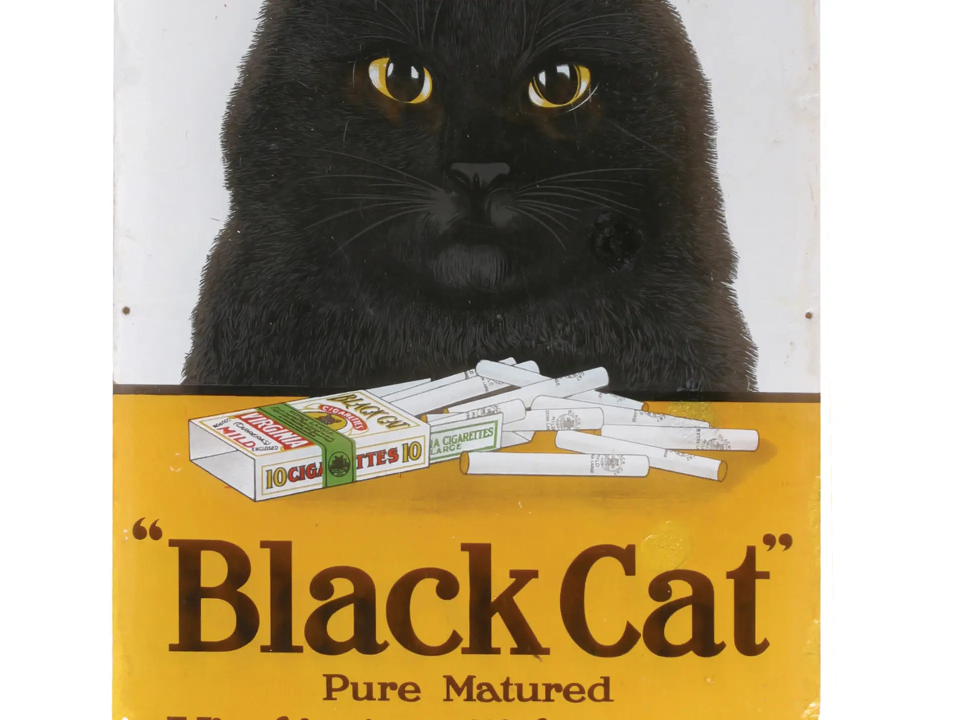 BLACK CAT SIGN | Private Collection of Tom & Marlene Stackhouse | RM ...