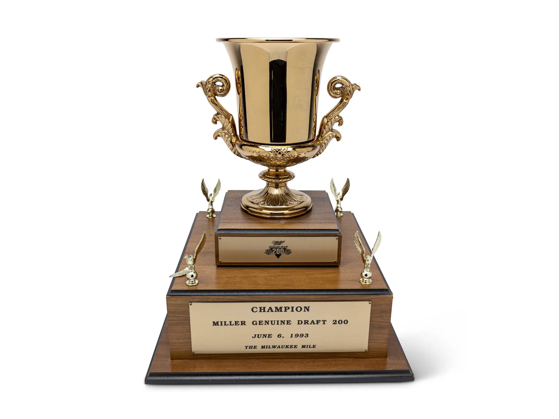 1993 IndyCar Miller Genuine Draft 200 1st-Place Trophy | Nigel Mansell ...