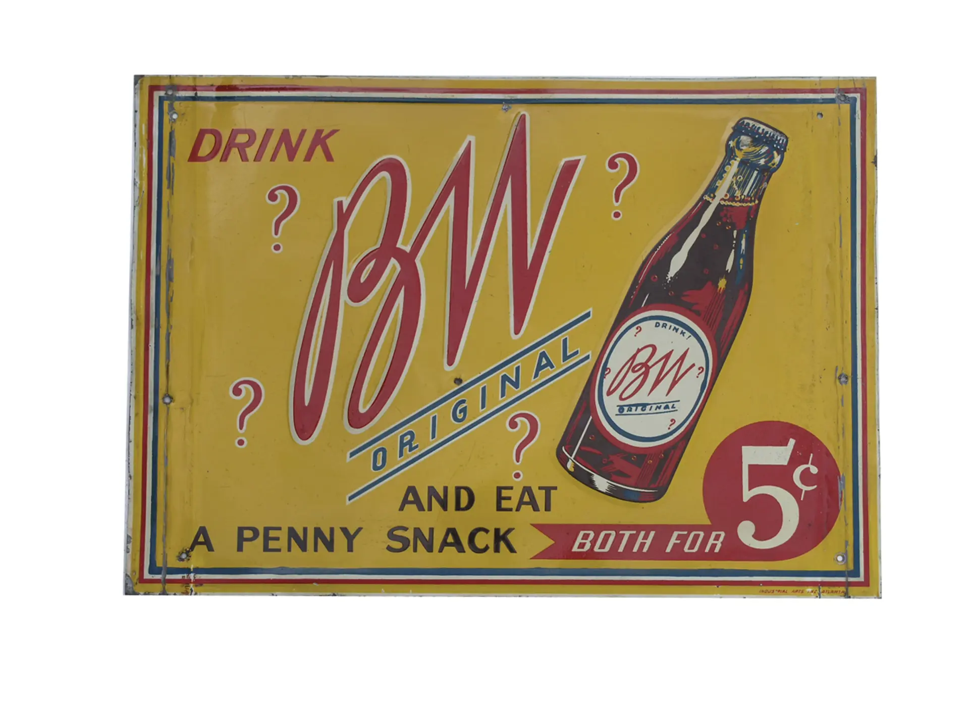 BW ORIGINAL SIGN | Private Collection of Tom & Marlene Stackhouse | RM ...