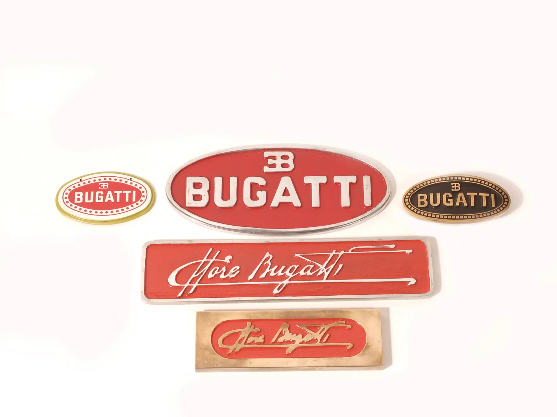 BUGATTI NAMEPLATES | The Ponder Collection | RM Sotheby's