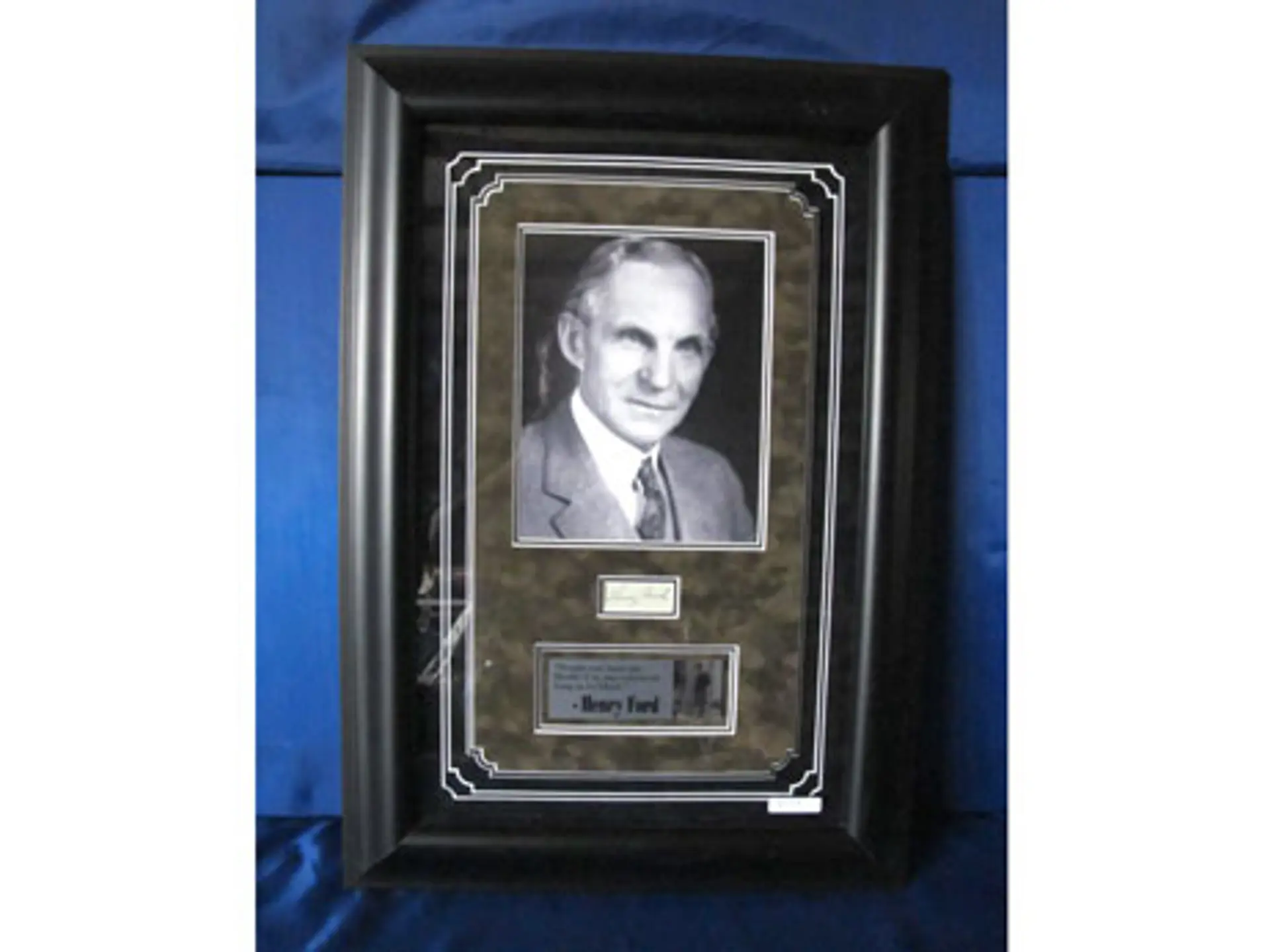 Henry Ford Print with Signature | Auburn Fall 2012 | RM Sotheby's