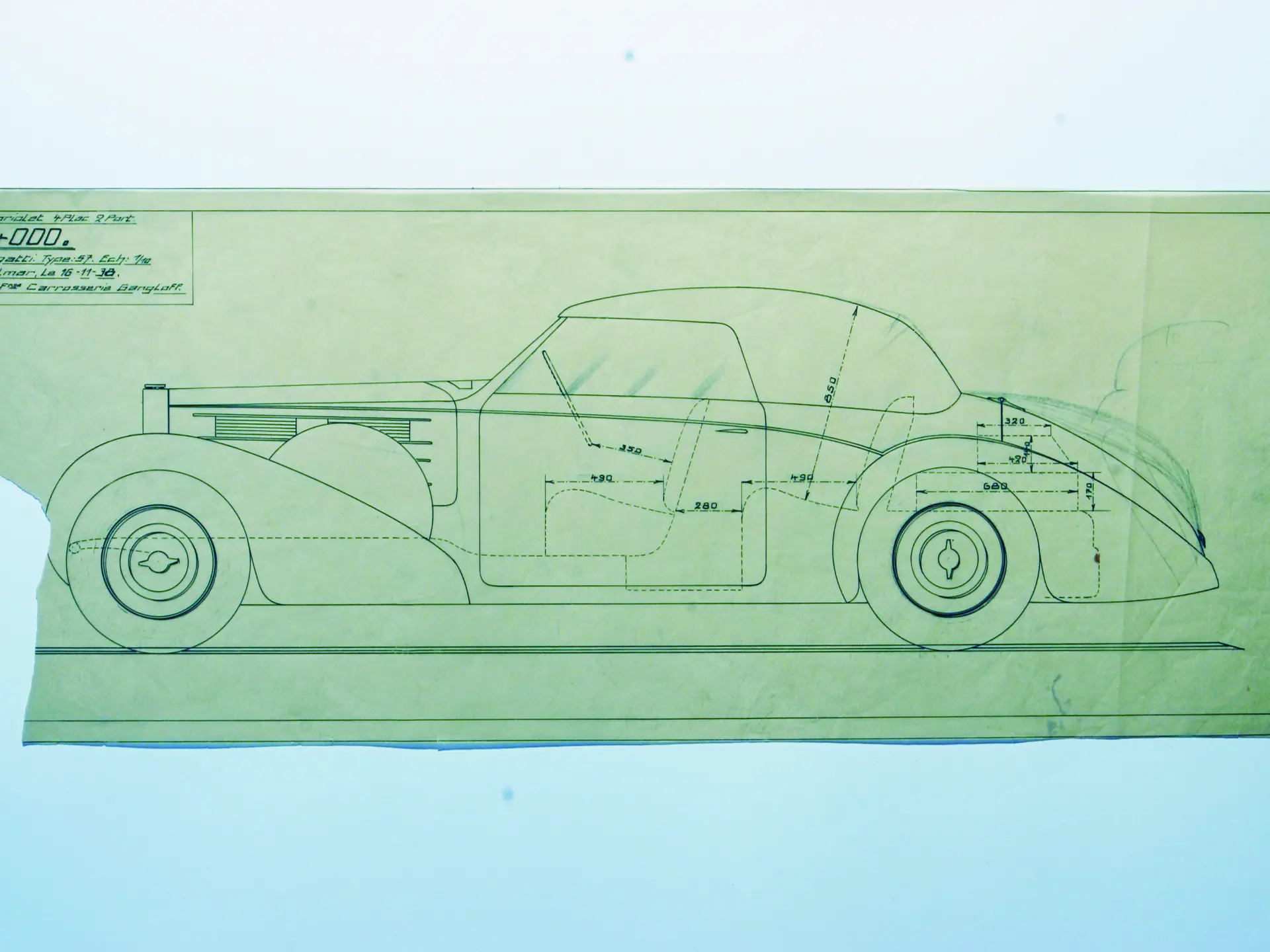 Bugatti Drawings | Sports & Classics of Monterey 2009 | RM Sotheby's