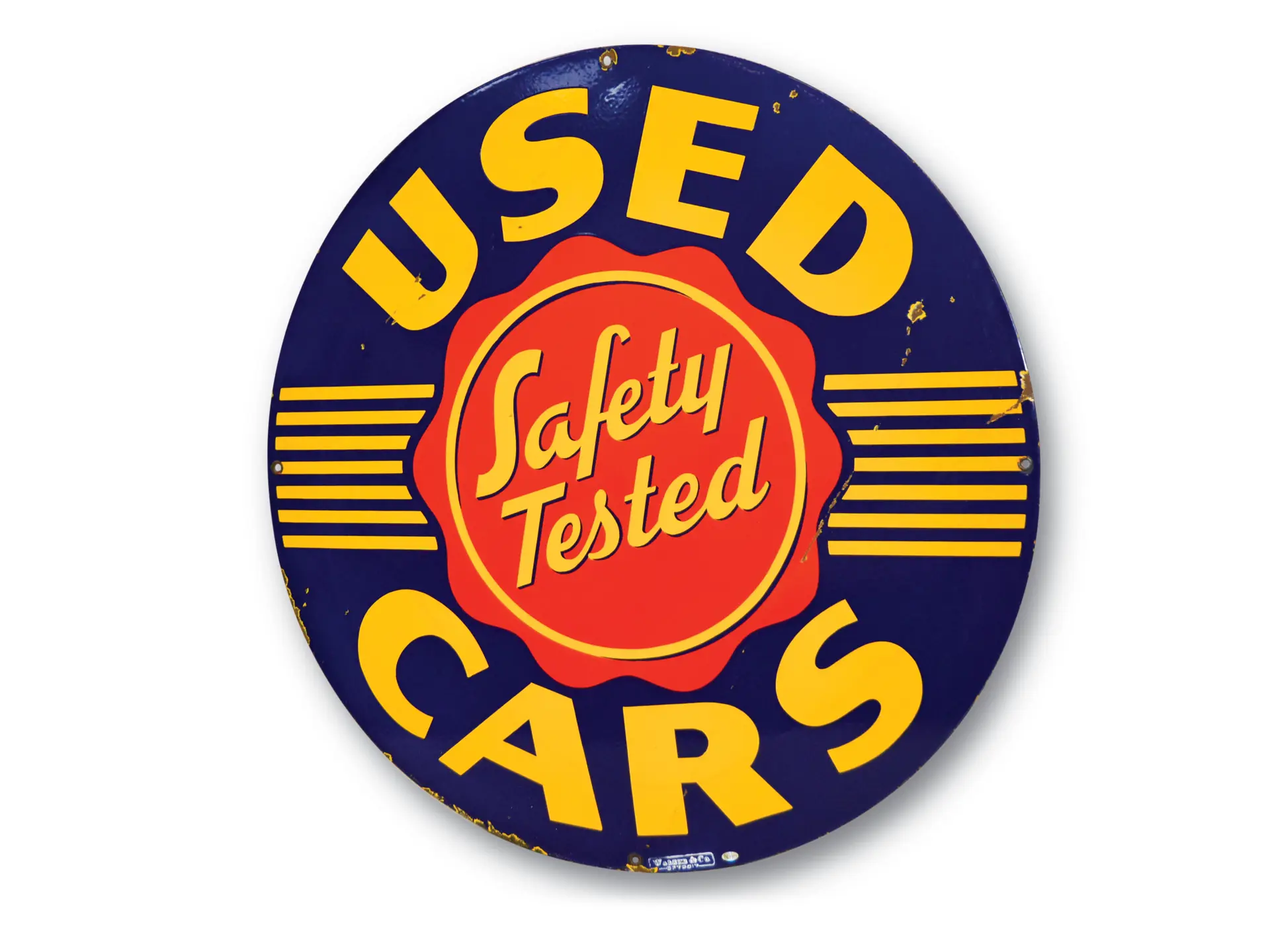 Oldsmobile Safety Tested Used Cars Sign | Auburn Spring 2019 | RM Sotheby's