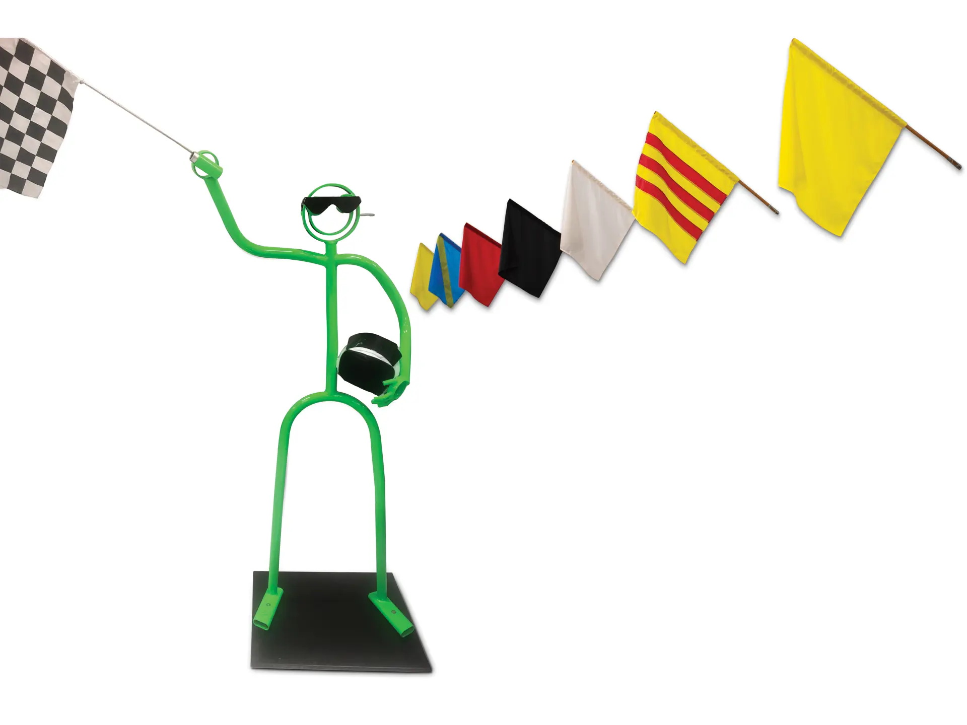 Track Flags with Display Figure | The Elkhart Collection | RM Sotheby's