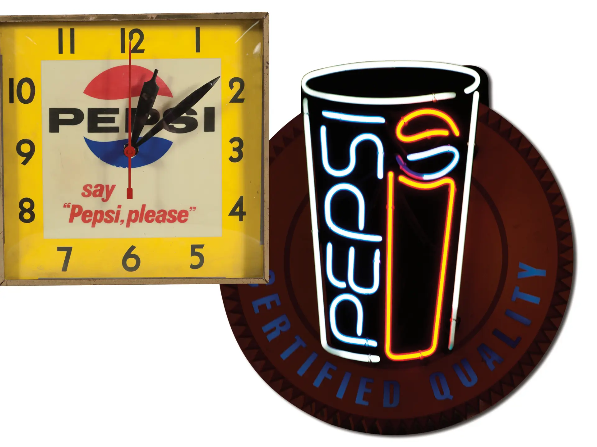 Two Pepsi Signs | The Dingman Collection 2012 | RM Sotheby's