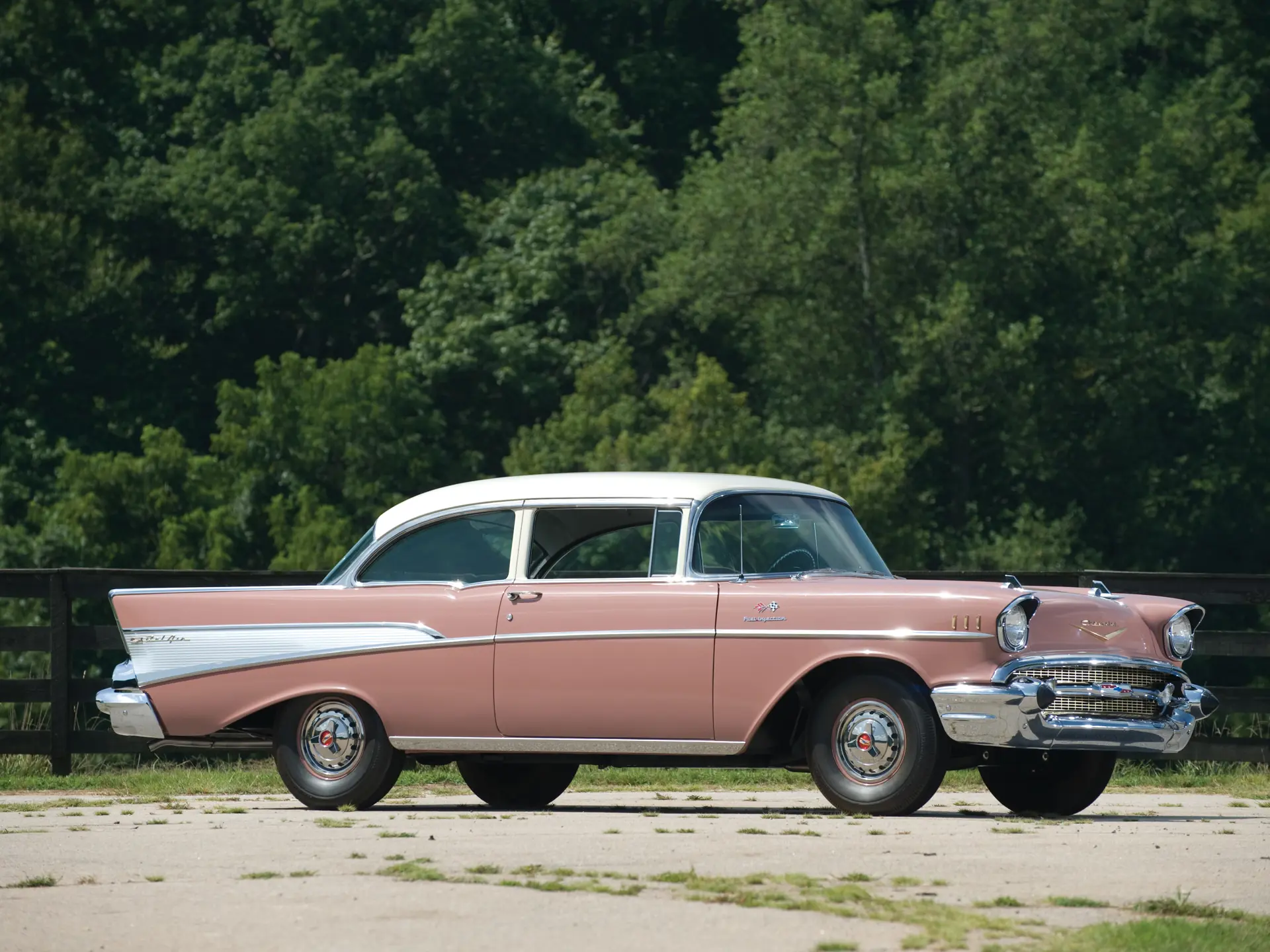 1957 Chevrolet Bel Air Fuel Injected Two Door Sedan | The Milton Robson ...