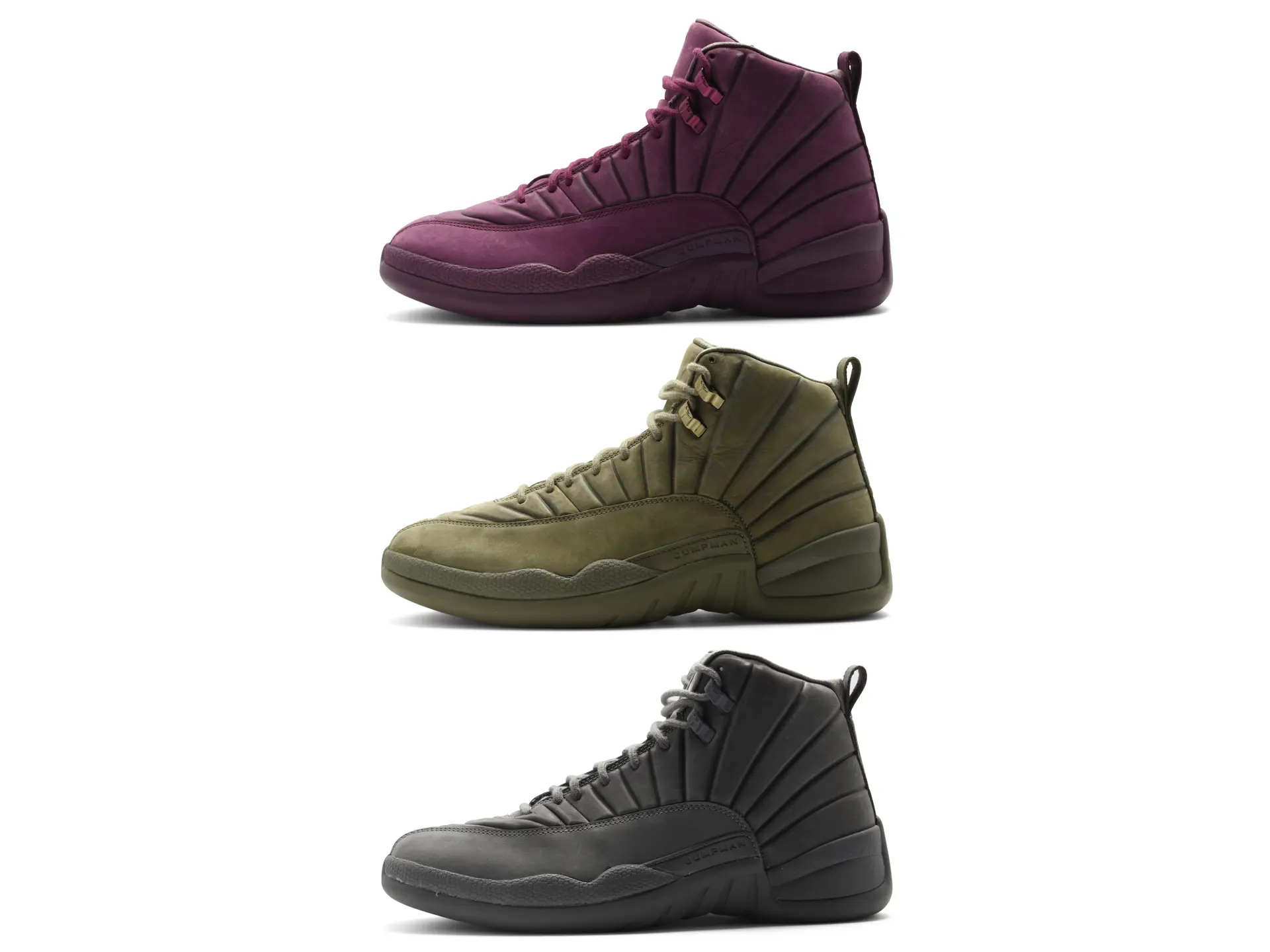 Set of Three | Nike PSNY Air Jordan 12 Retro Sneakers | Dare to Dream ...