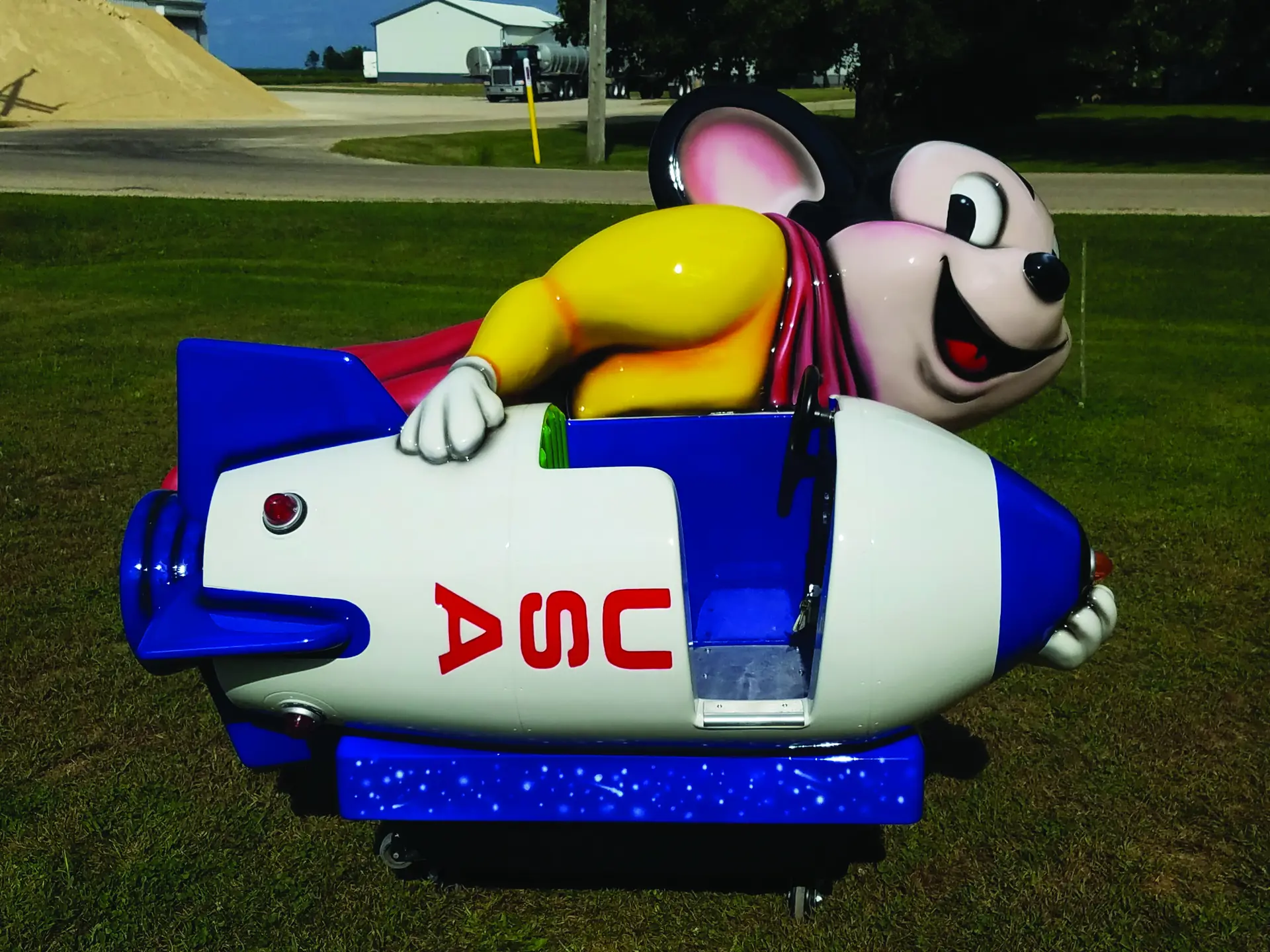 Iconic, Mighty Mouse USA Rocket, Coin Operated Kiddie Ride | Auburn ...