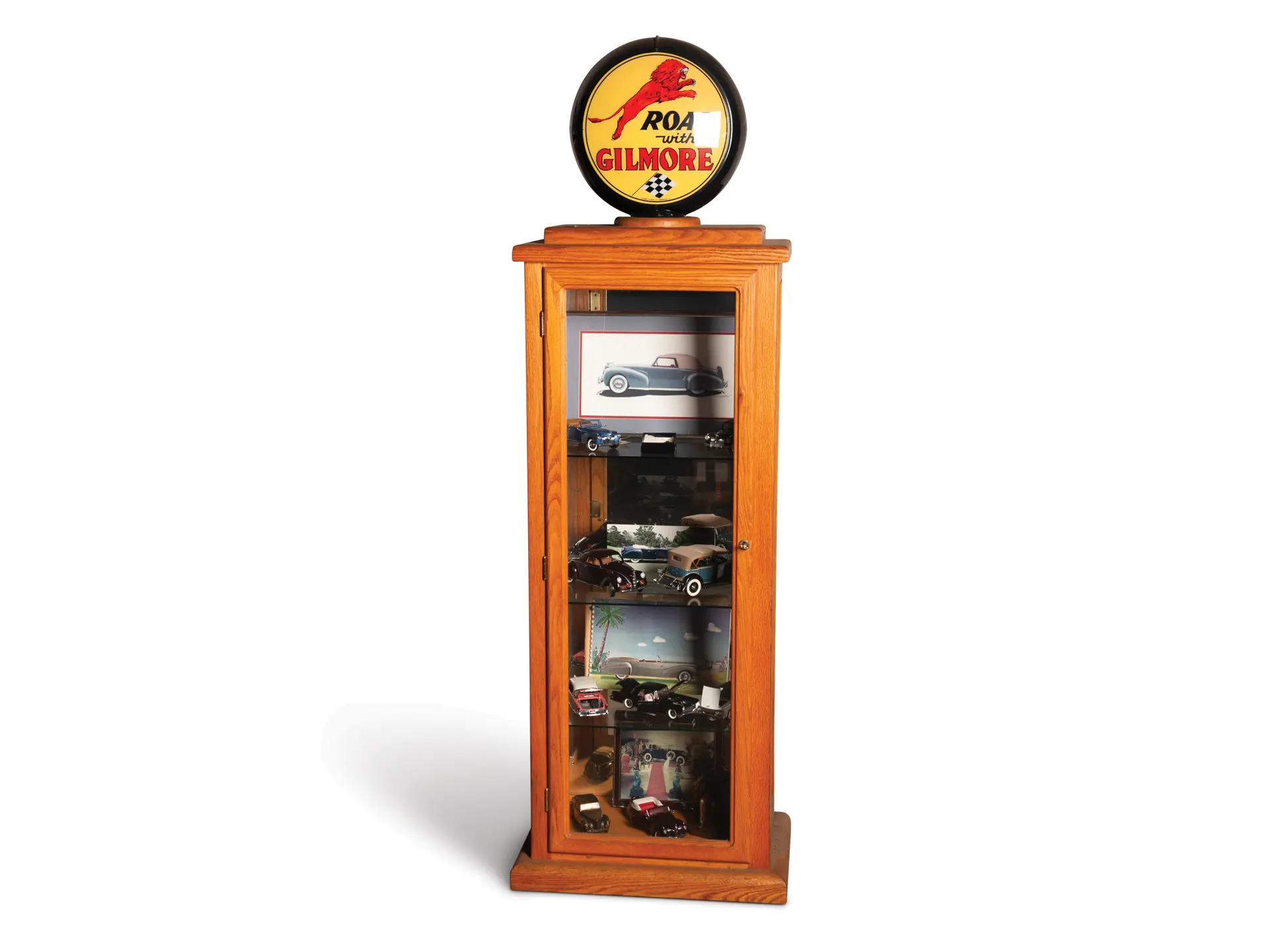 Gilmore Gas Pump Globe Display Case with Assorted Models | The Guyton ...