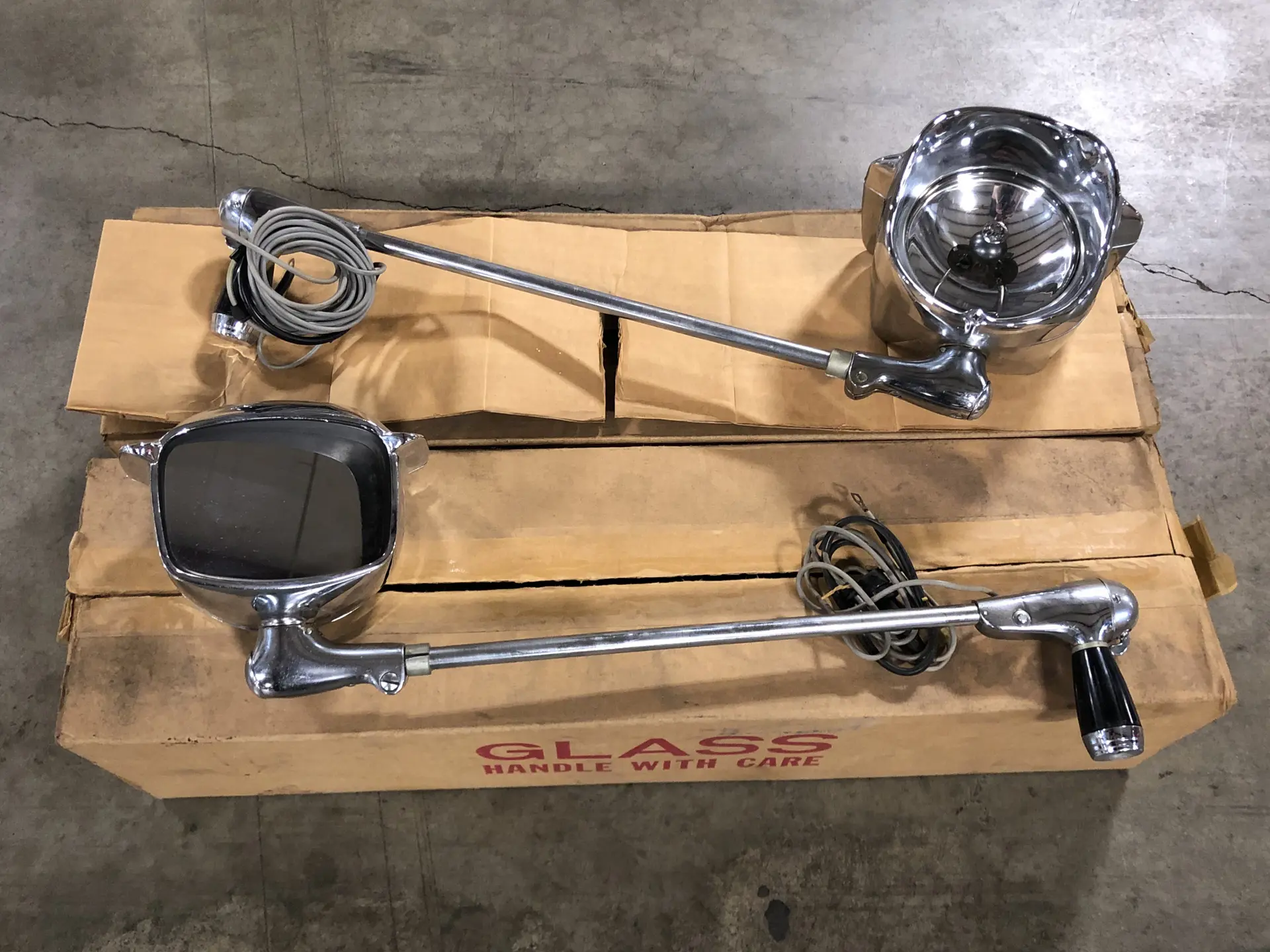 Pair of Ford Spotlight Side View Mirrors, ca. 1950s | Auburn Fall 2020 ...