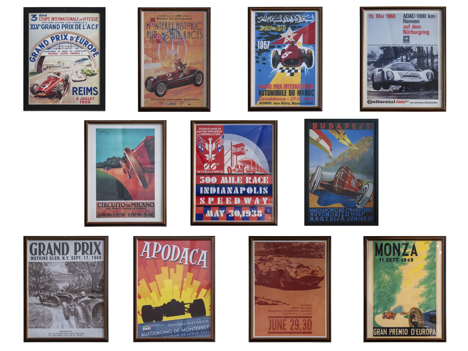 Framed Racing Posters | Gene Ponder Collection | RM Sotheby's