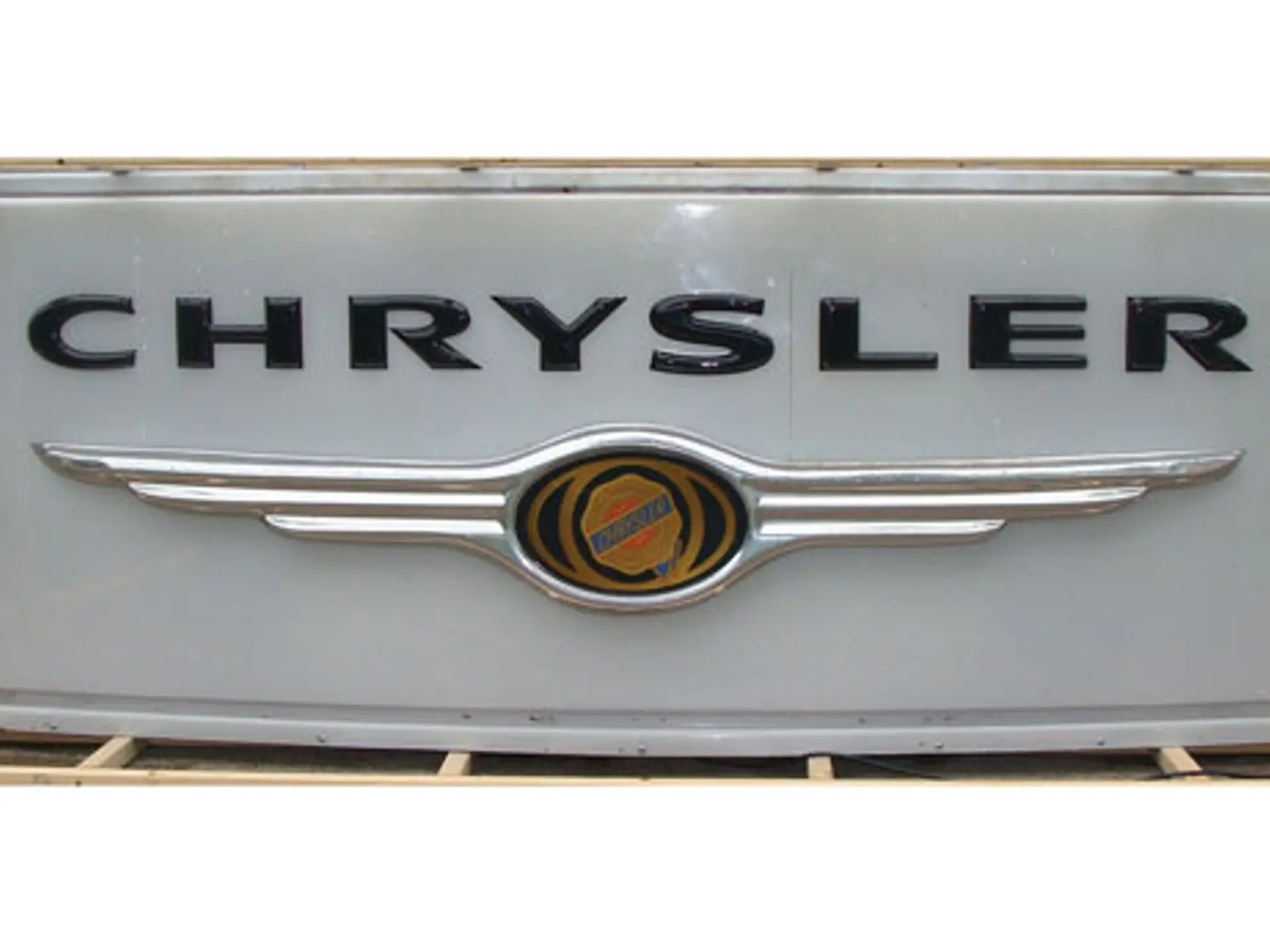 Original Embossed Chrysler Light Up Dealership Sign (3.5' X 8 ...