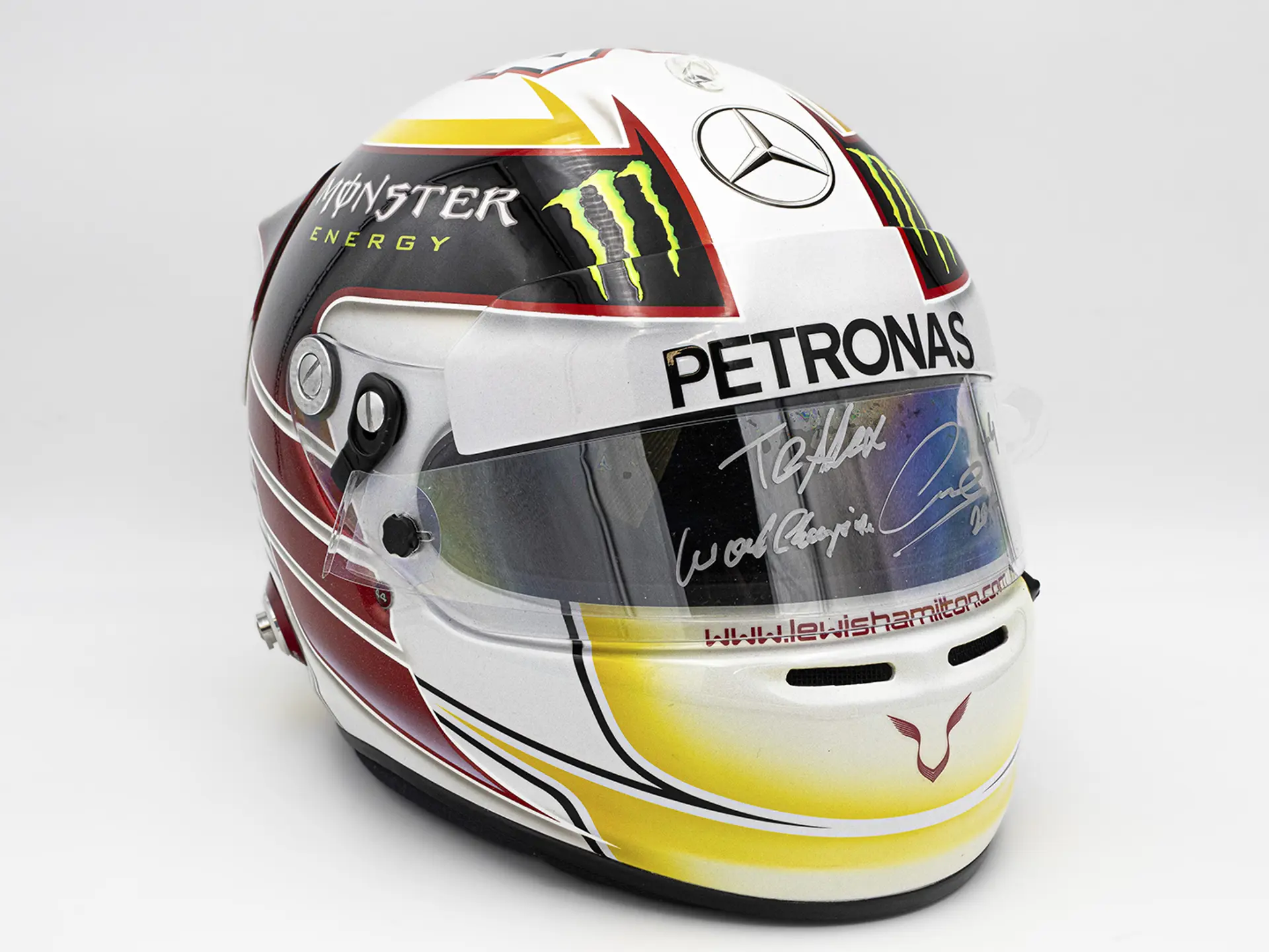 2014 Lewis Hamilton Mercedes-AMG Formula 1 Arai Replica Helmet | The ...