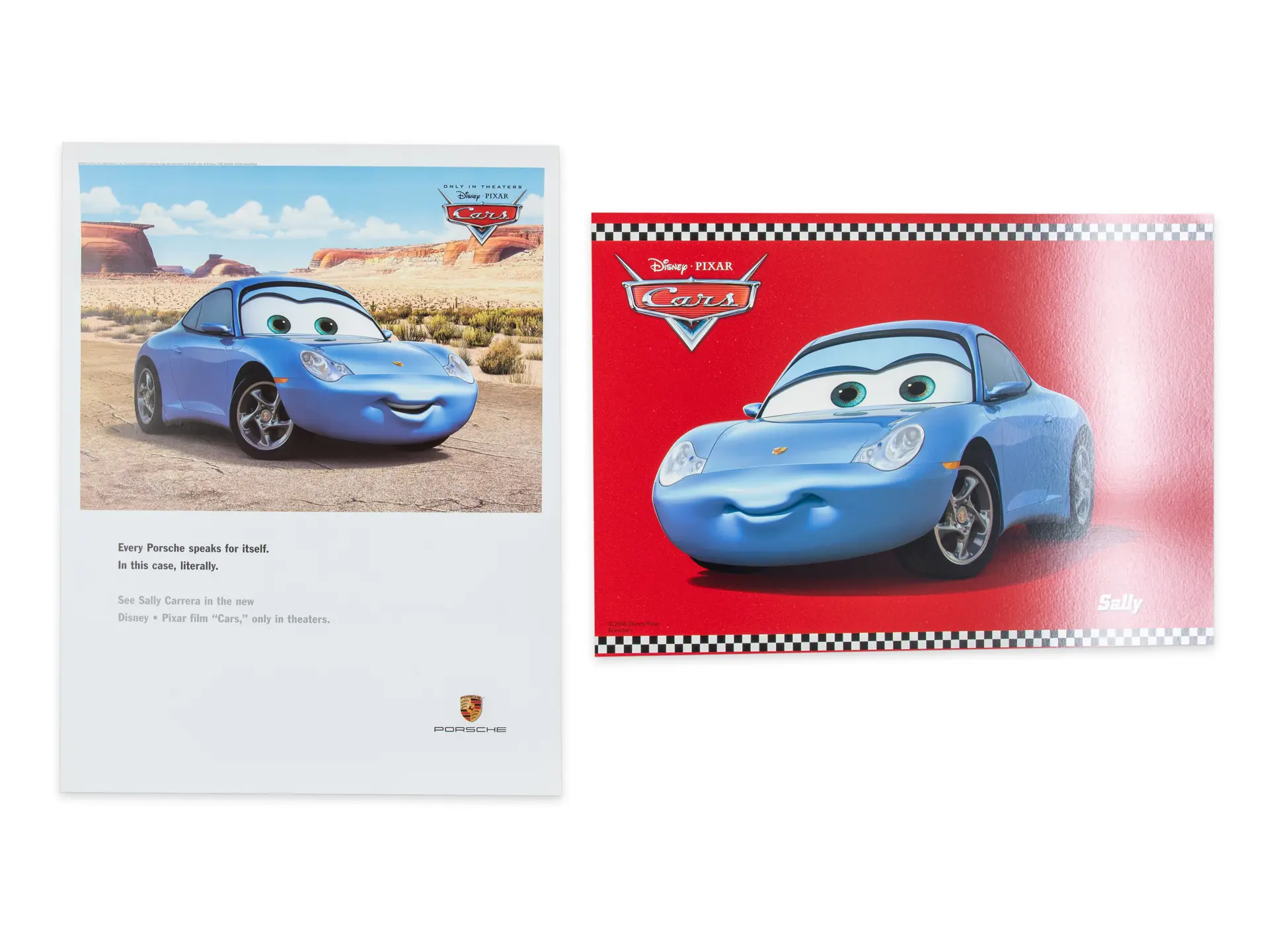 Sally Carrera "Cars" Movie Porsche Poster and Posterboard | The White ...