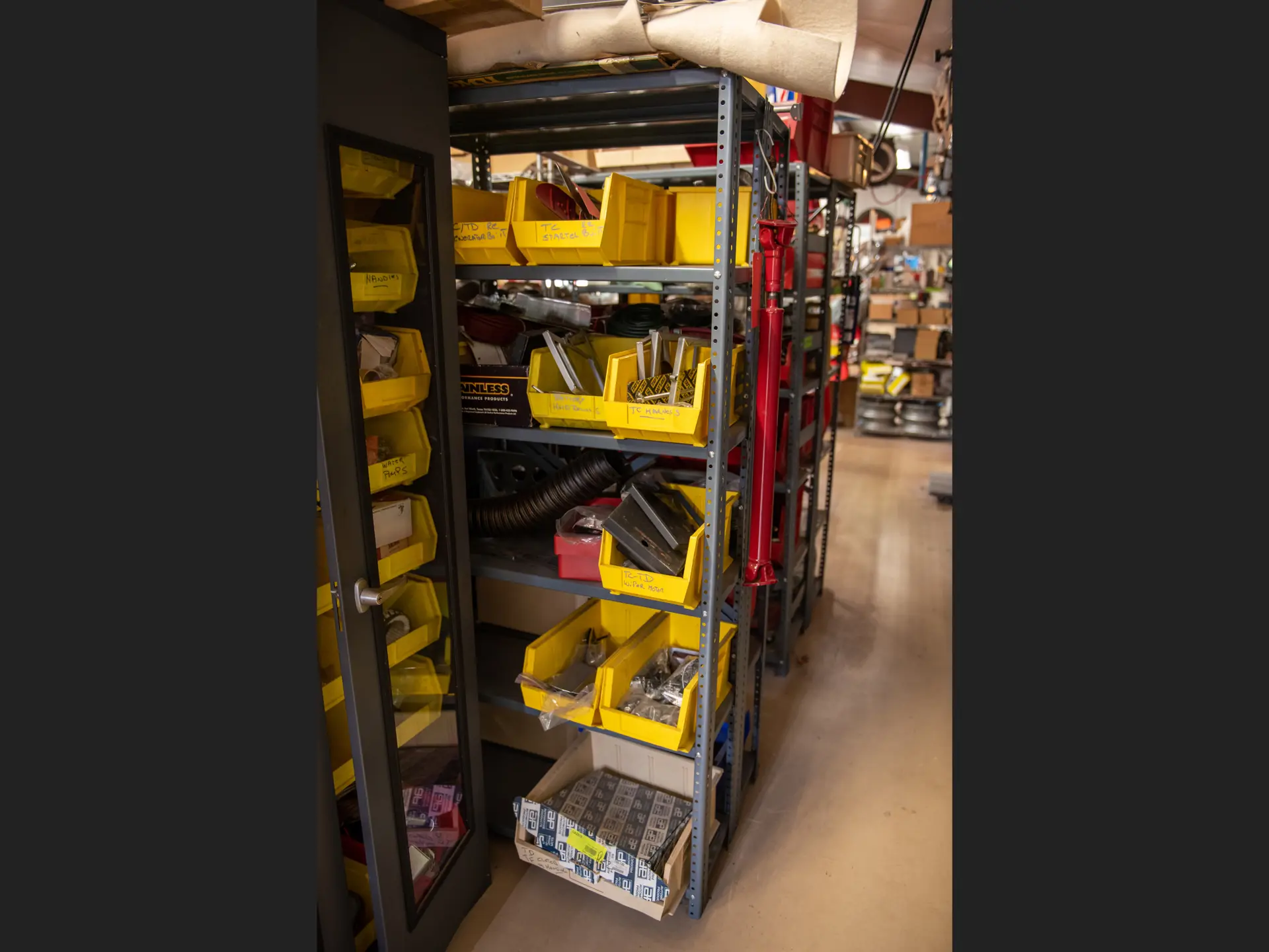 Parts Shelving with Contents | Gene Ponder Collection | RM Sotheby's