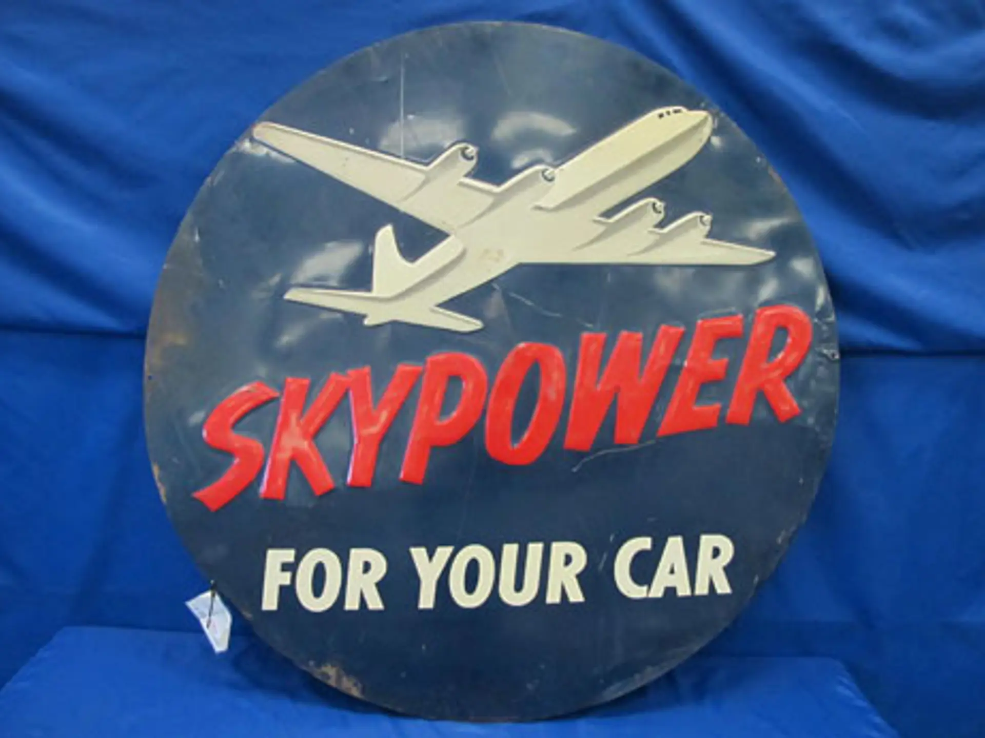 Gulf Skypower Round Tin Sign | Auburn Fall 2012 | RM Sotheby's